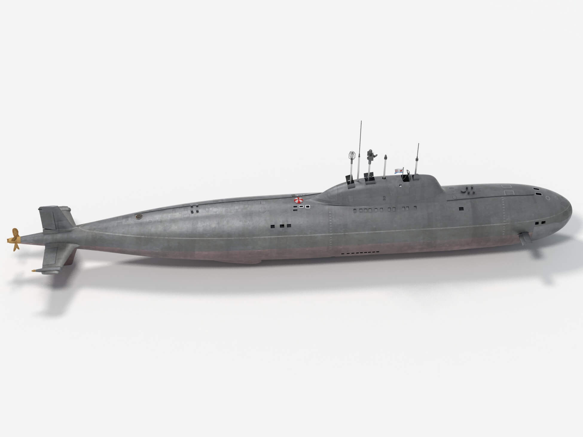 Alpha Class Submarine - 3D Model by FiniasK