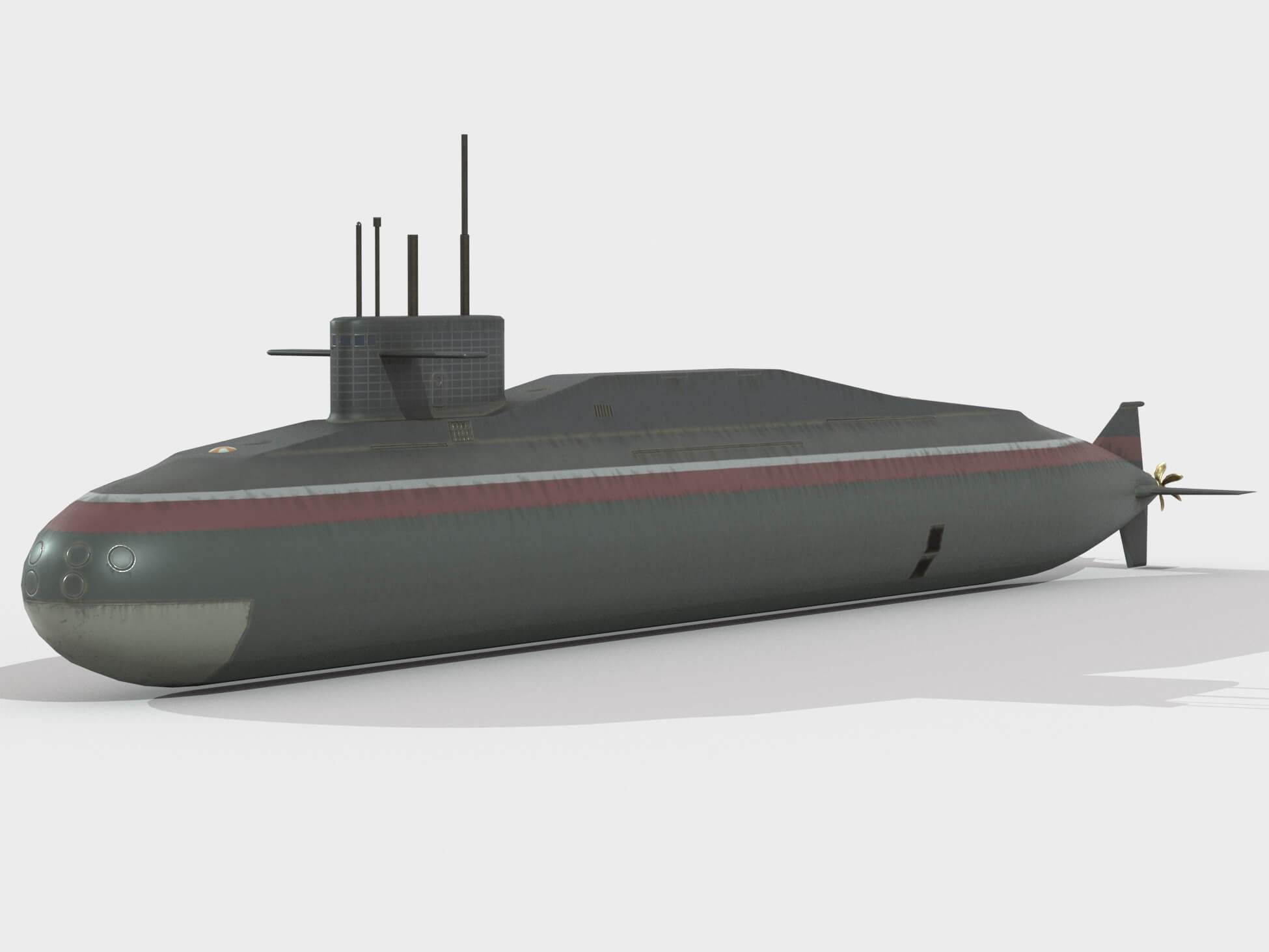 Arihant Class Submarine - 3D Model by FiniasK