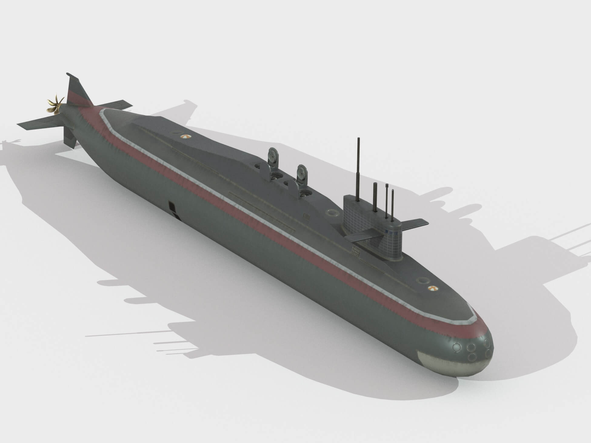 Arihant Class Submarine - 3D Model by FiniasK