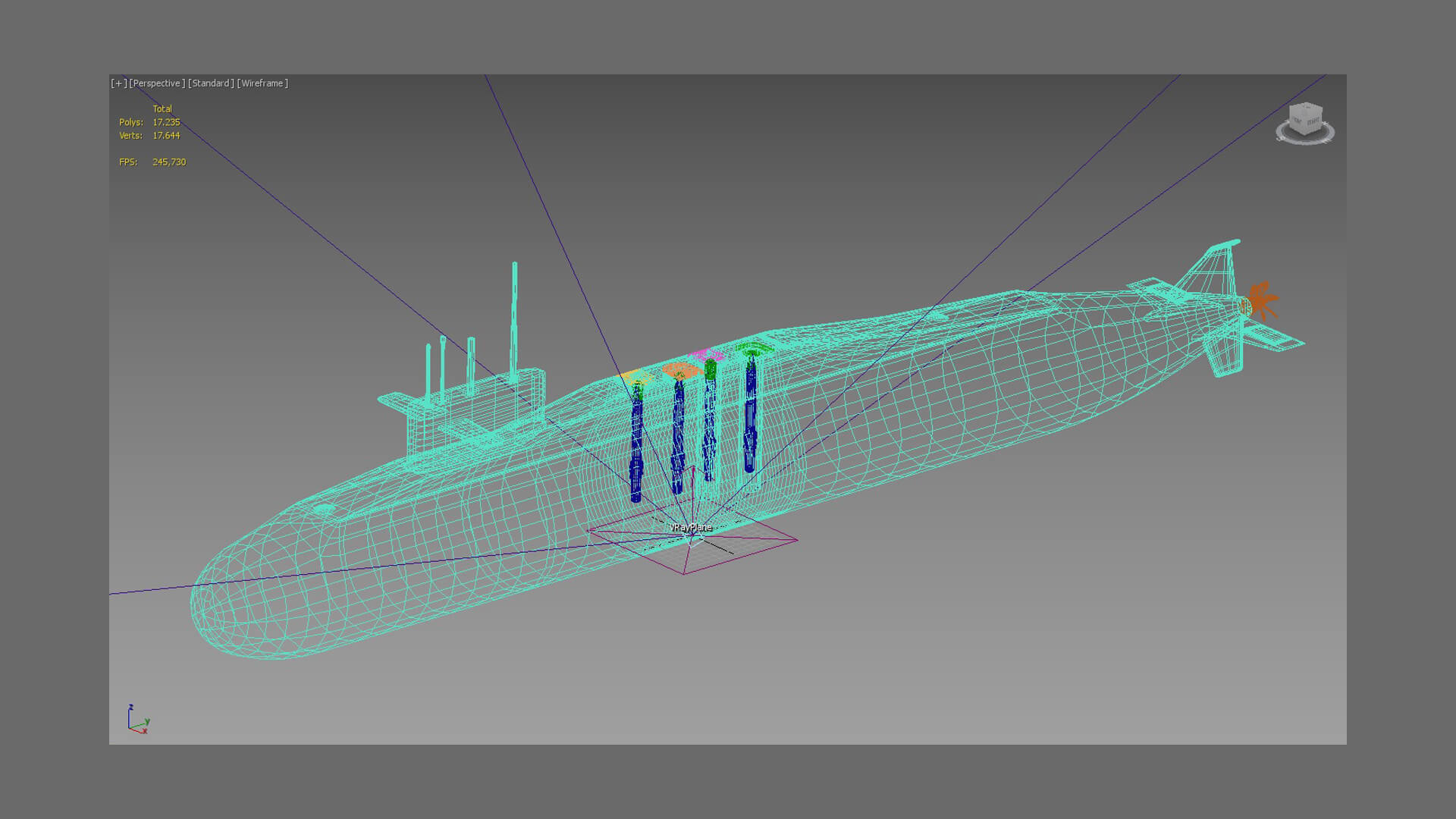 Arihant Class Submarine - 3D Model by FiniasK