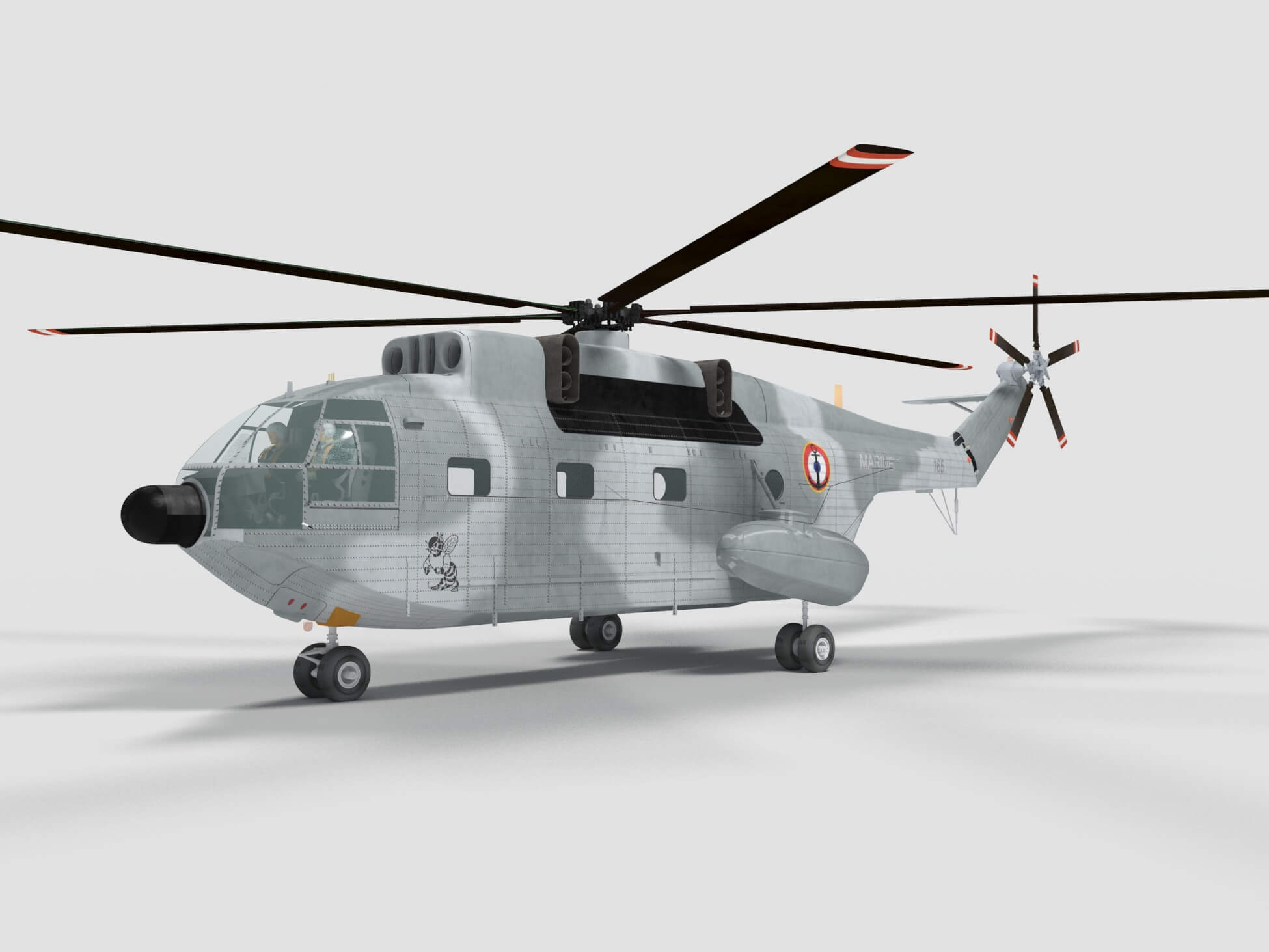 Aerospatiale SA321 Super Frelon - 3D Model by FiniasK