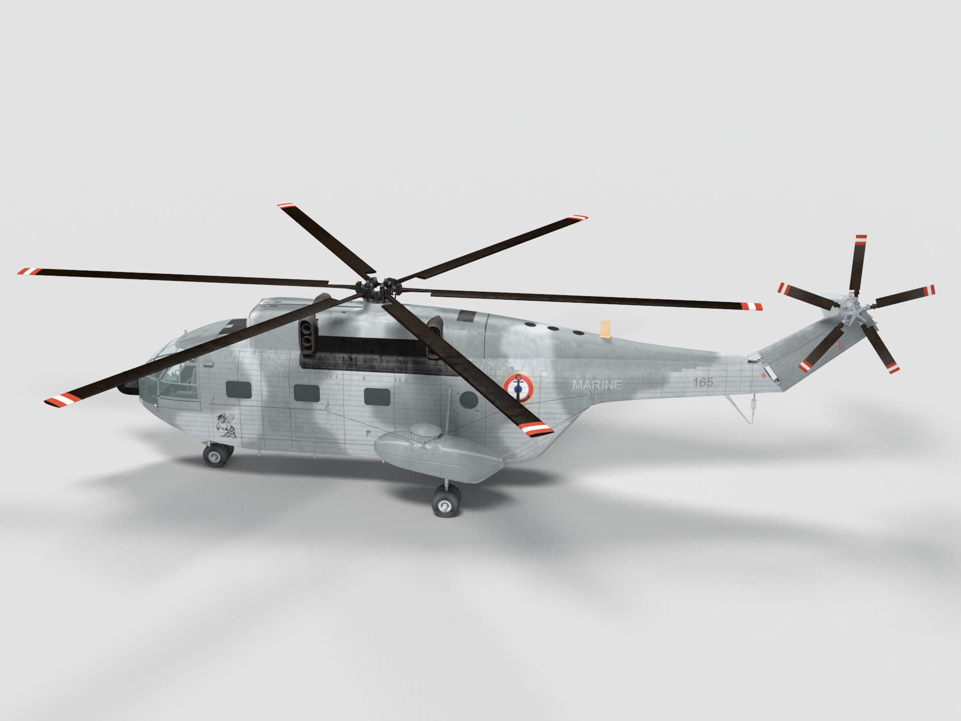 Aerospatiale SA321 Super Frelon - 3D Model by FiniasK