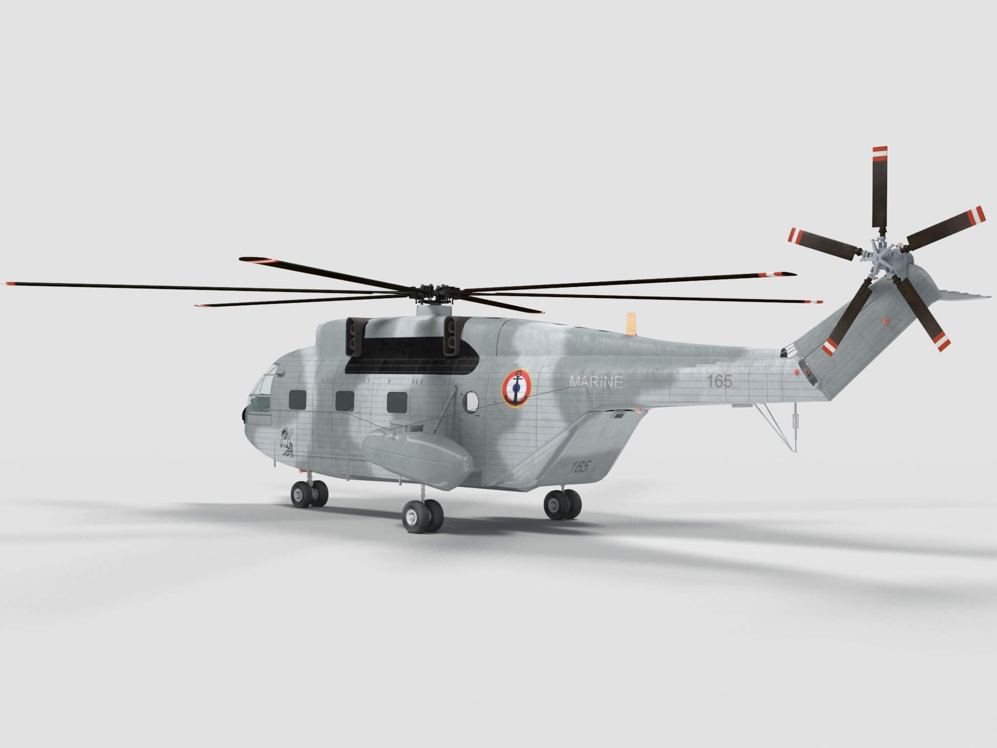 Aerospatiale SA321 Super Frelon - 3D Model by FiniasK