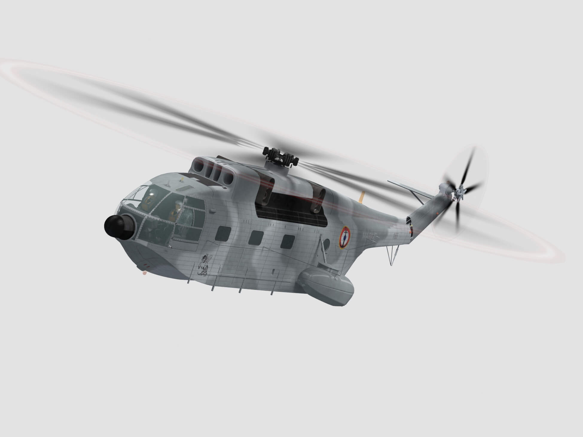 Aerospatiale SA321 Super Frelon - 3D Model by FiniasK