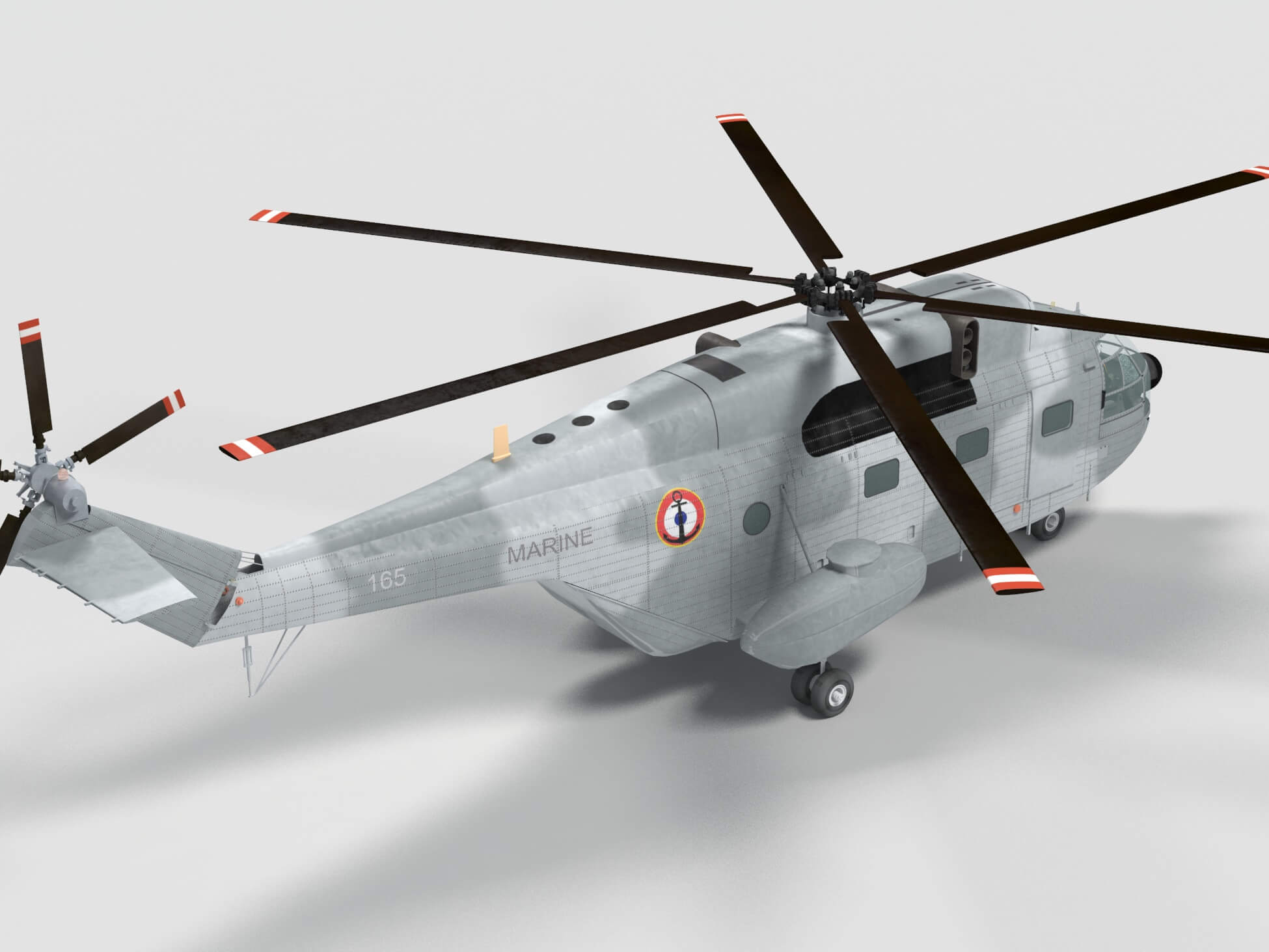 Aerospatiale SA321 Super Frelon - 3D Model by FiniasK