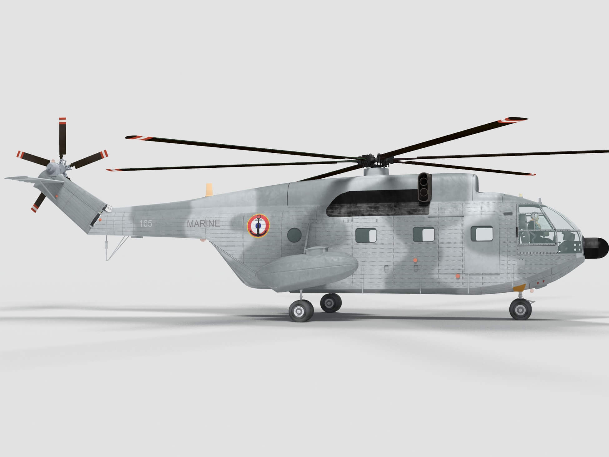 Aerospatiale SA321 Super Frelon - 3D Model by FiniasK