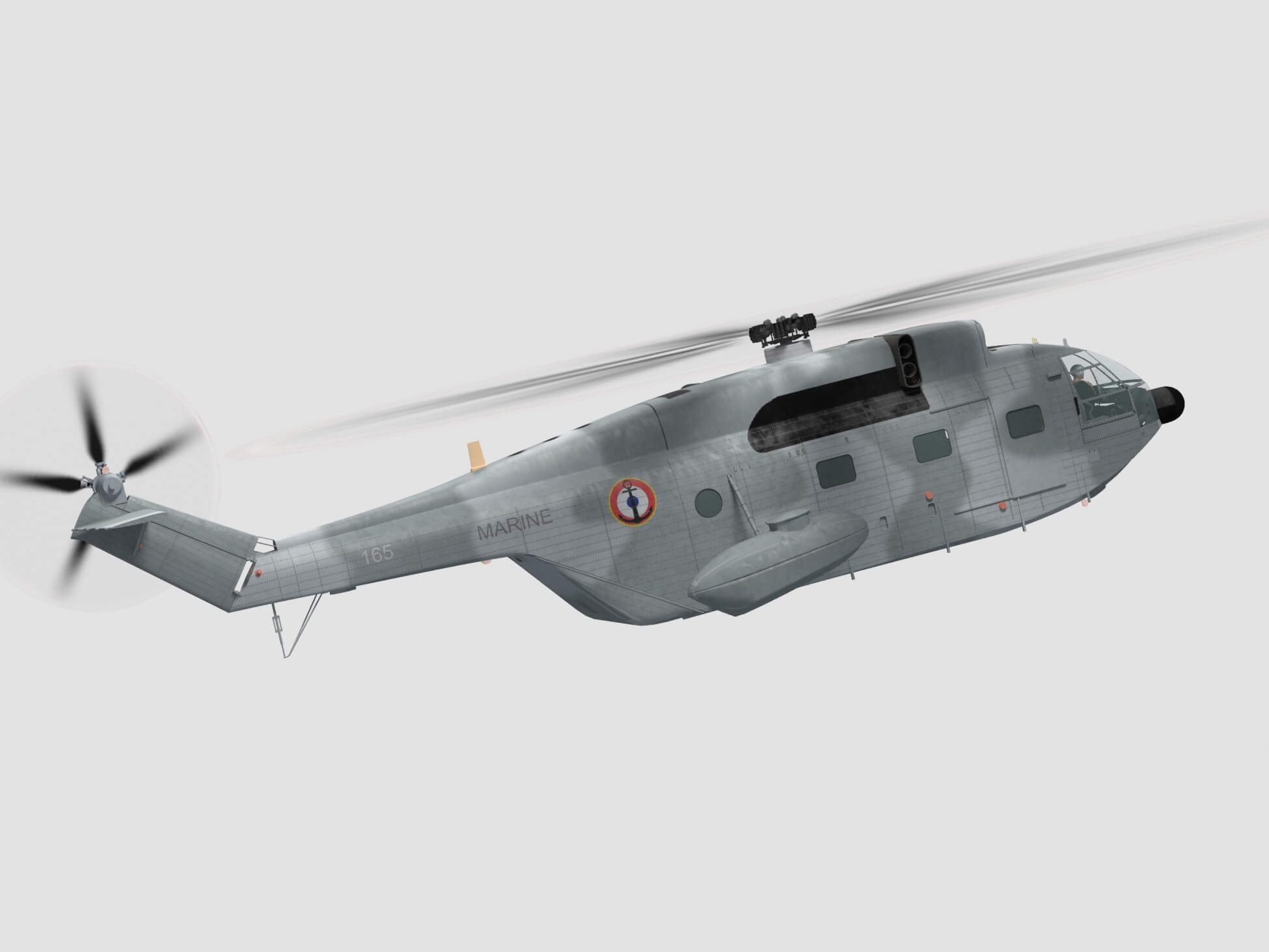 Aerospatiale SA321 Super Frelon - 3D Model by FiniasK