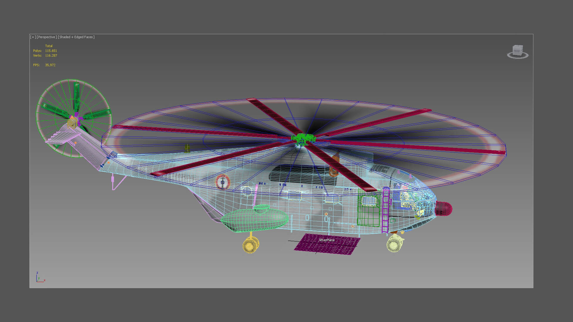 Aerospatiale SA321 Super Frelon - 3D Model by FiniasK