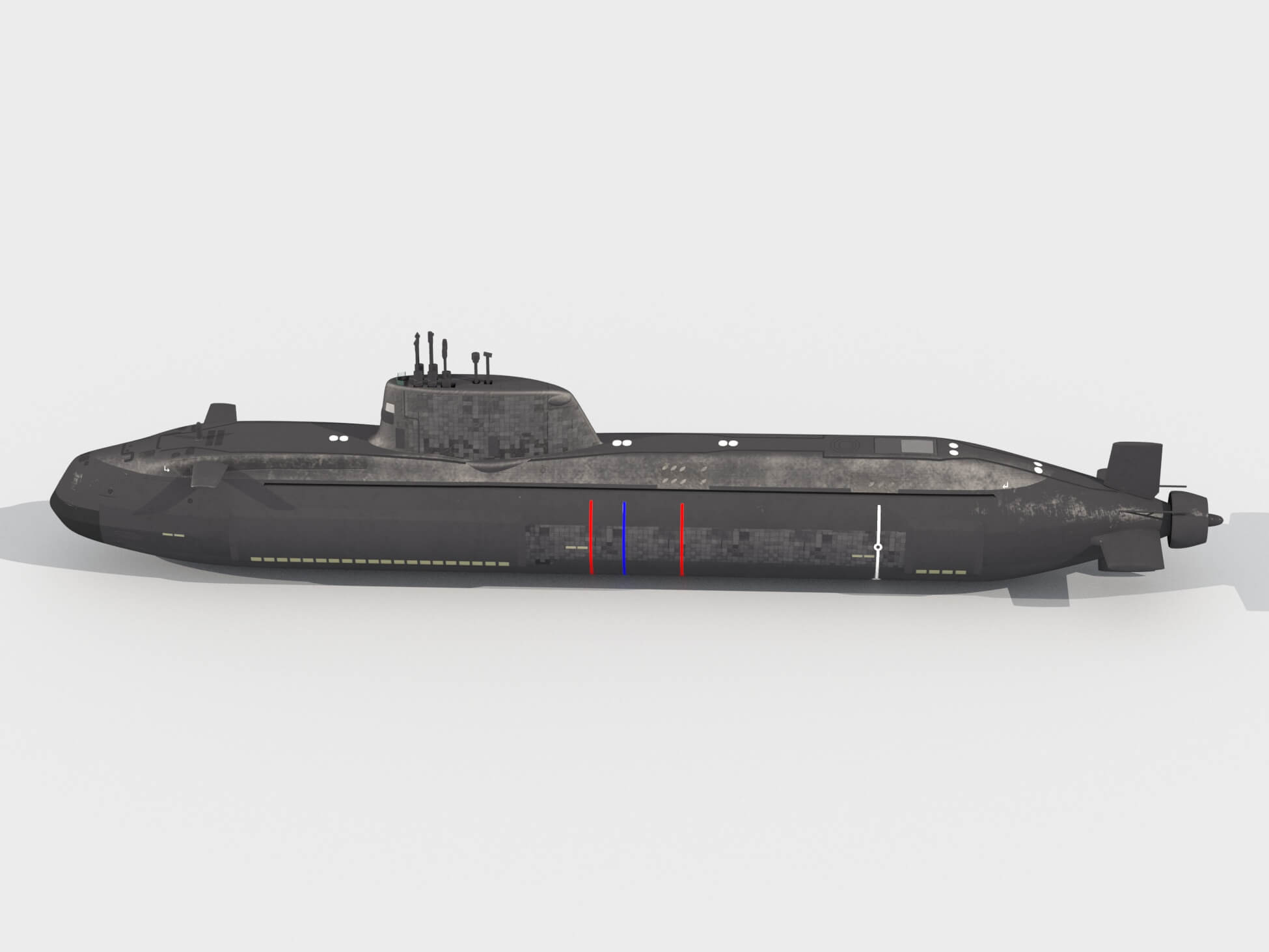 Astute Class Submarine - 3D Model by FiniasK