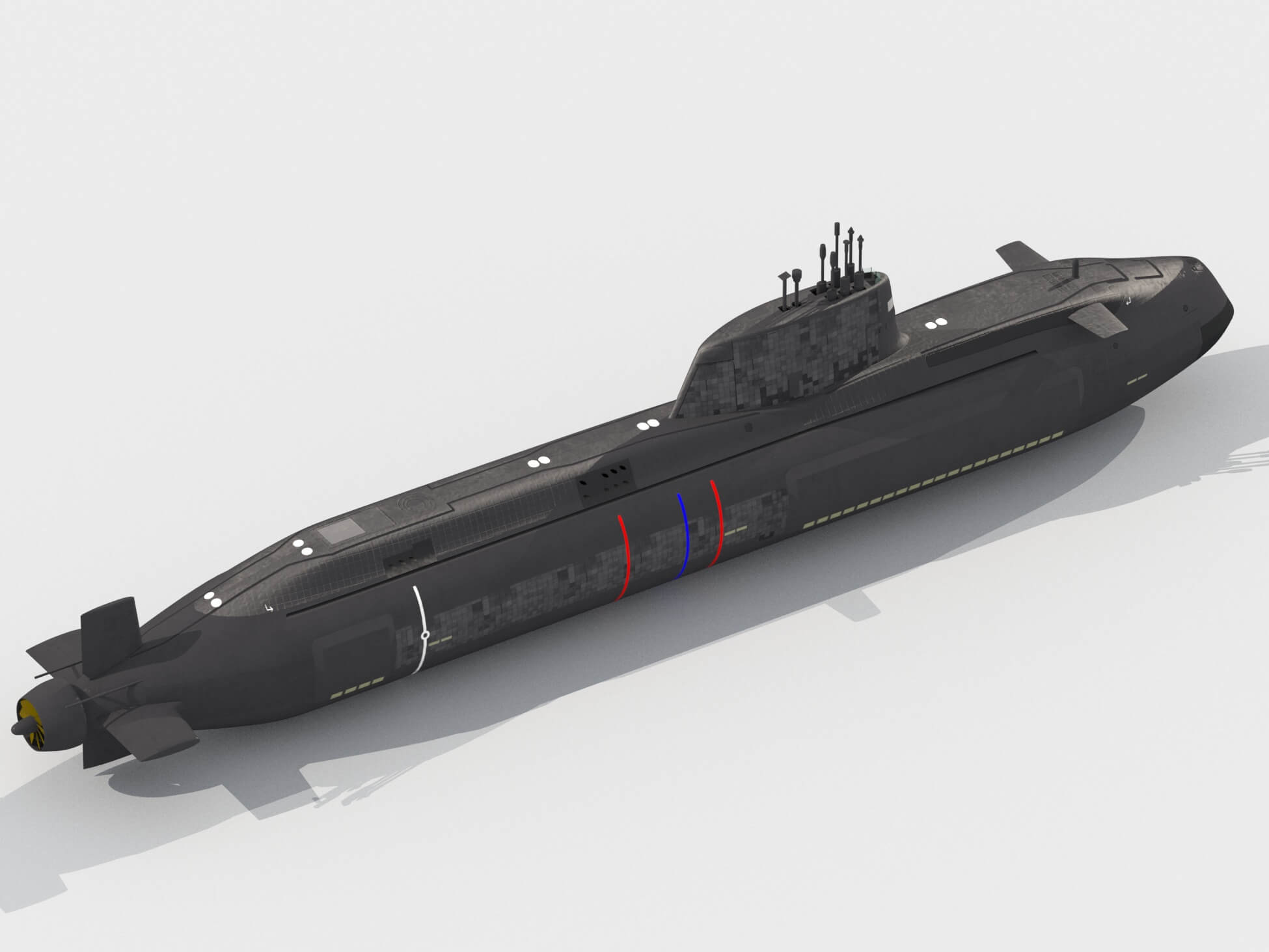 Astute Class Submarine - 3D Model by FiniasK