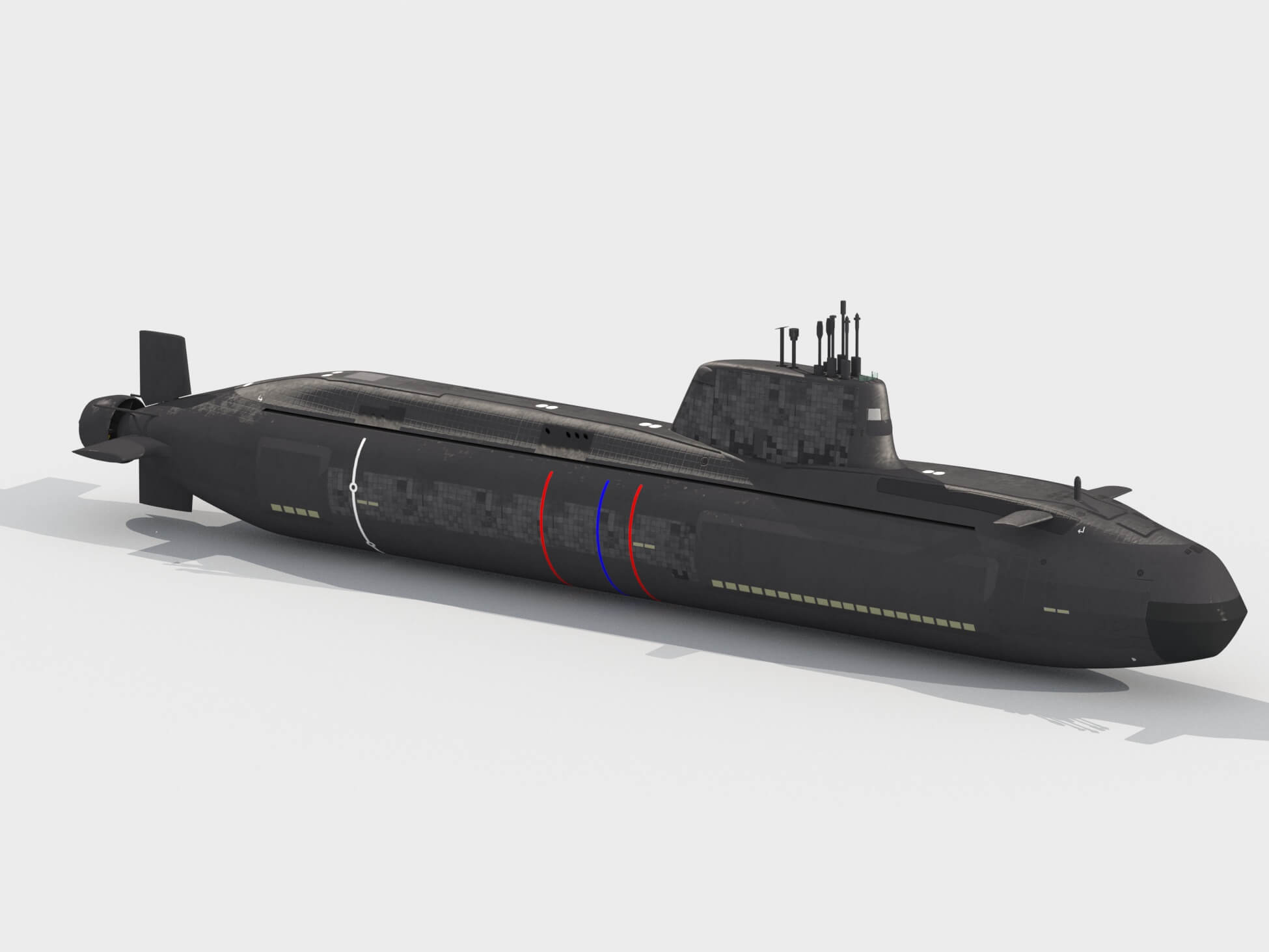 Astute Class Submarine - 3D Model by FiniasK