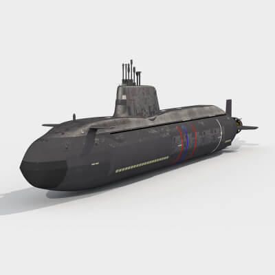Astute Class Submarine - 3D Model by FiniasK