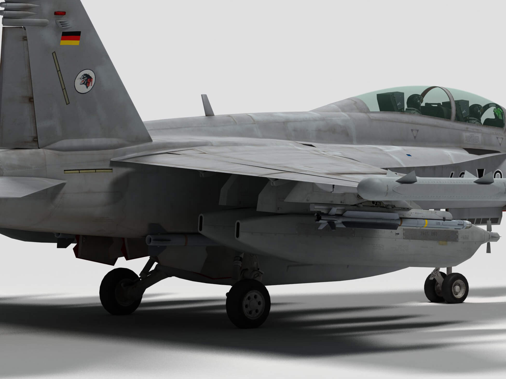 Boeing EA-18G Growler 3D Model by FiniasK