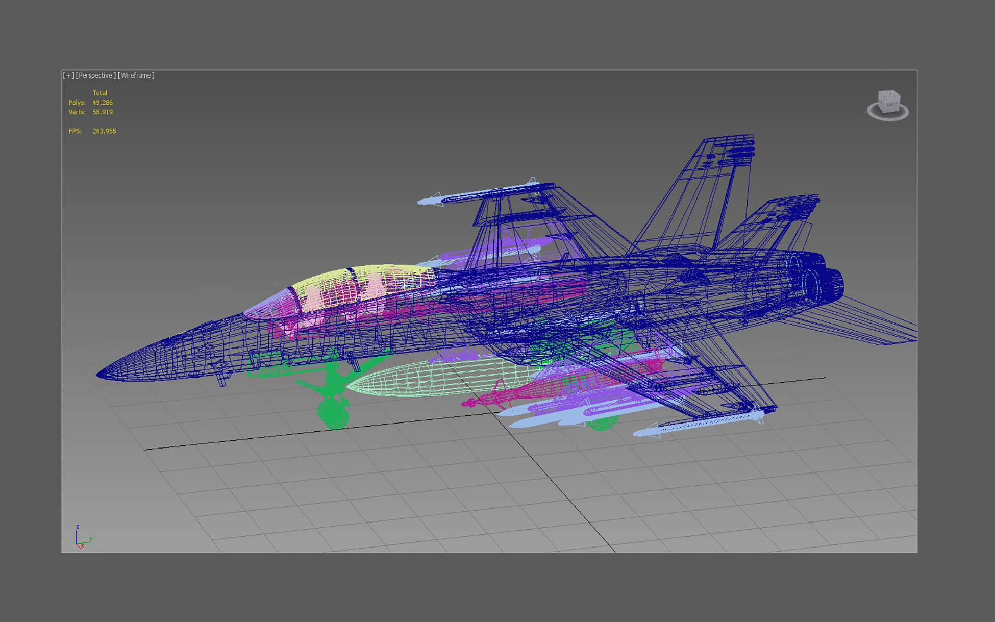Boeing F/A-18E/F Super Hornet Block3 3D Model by FiniasK