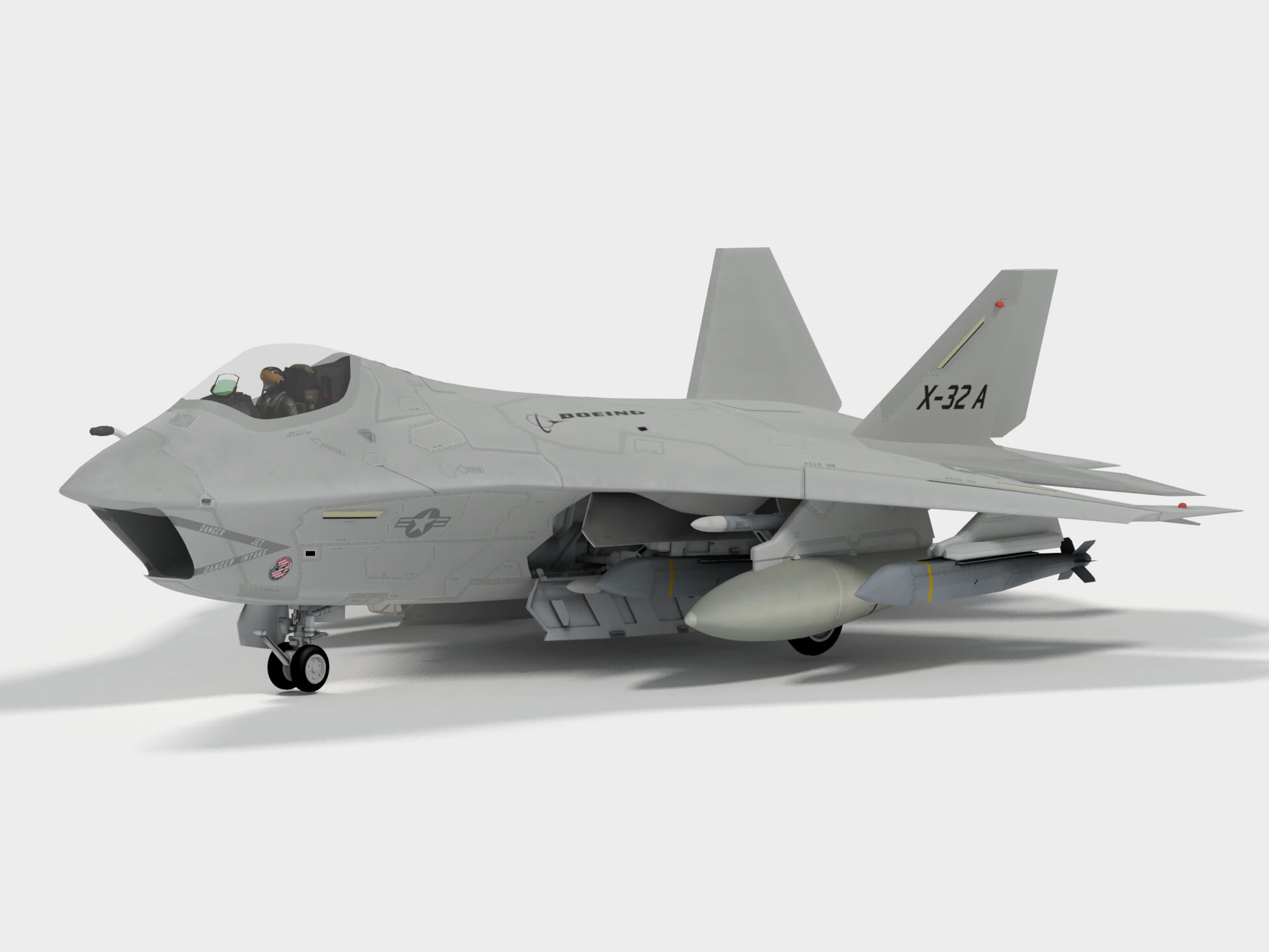 Boeing X-32 Prototype 3D Model by FiniasK