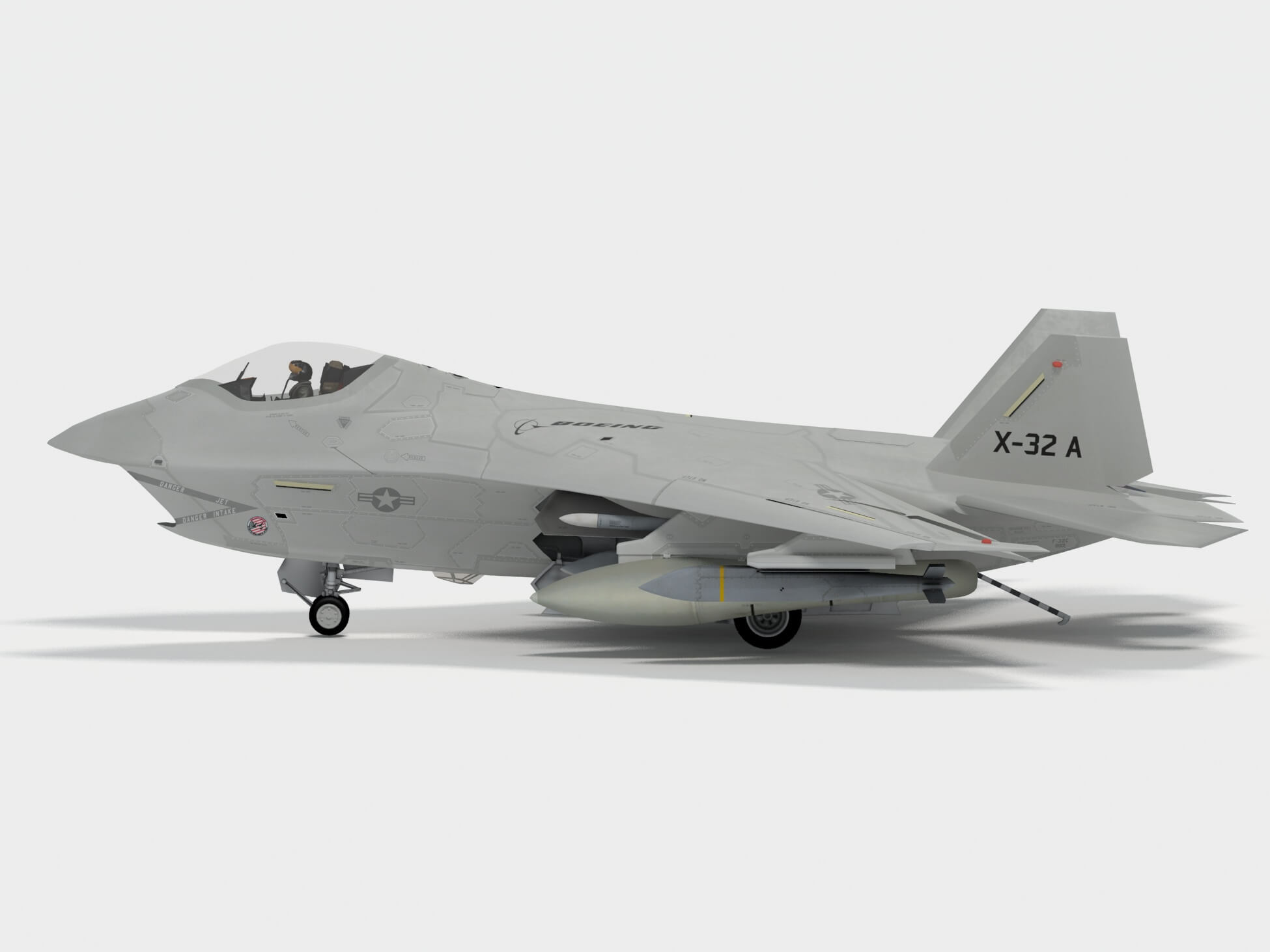 Boeing X-32 Prototype 3D Model by FiniasK