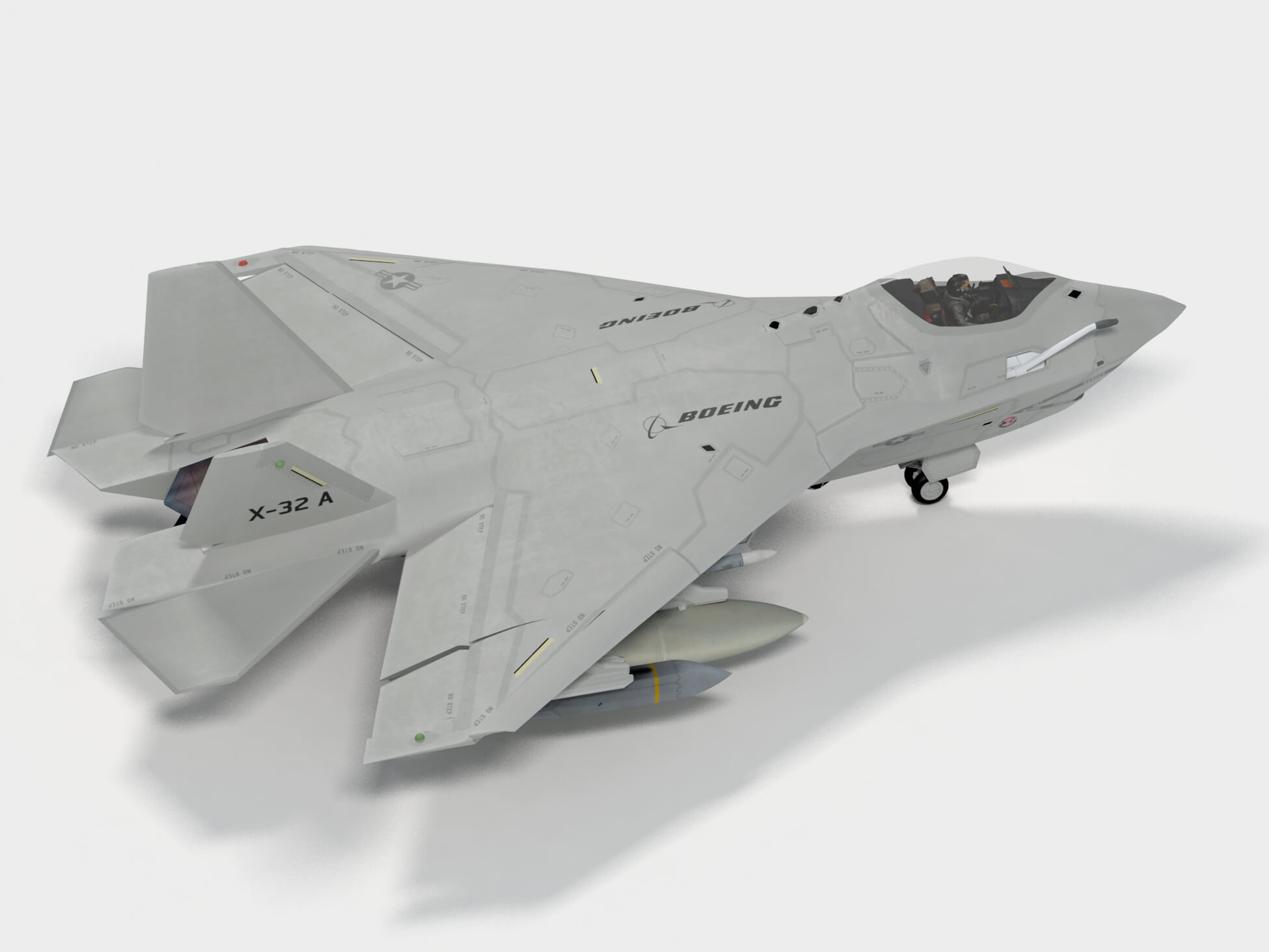 Boeing X-32 Prototype 3D Model by FiniasK