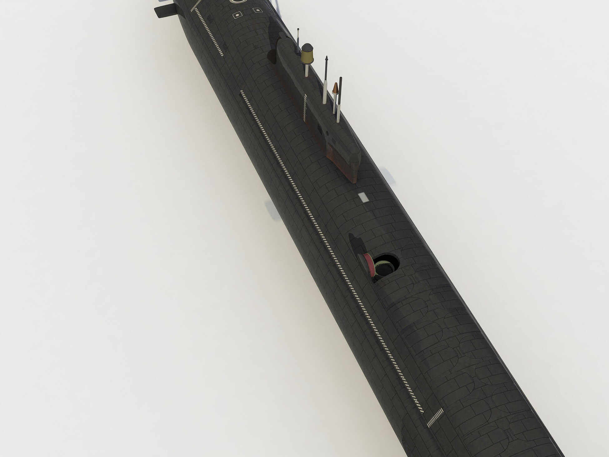 Borei II Class Submarine Project 955 B - 3D Model by FiniasK