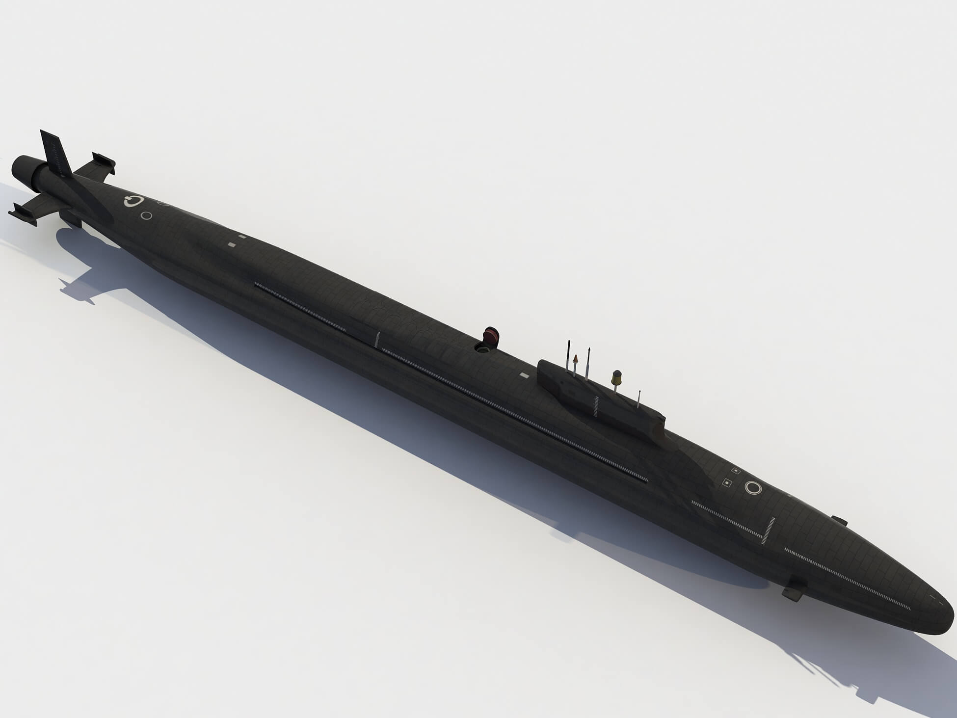 Borei II Class Submarine Project 955 B - 3D Model by FiniasK