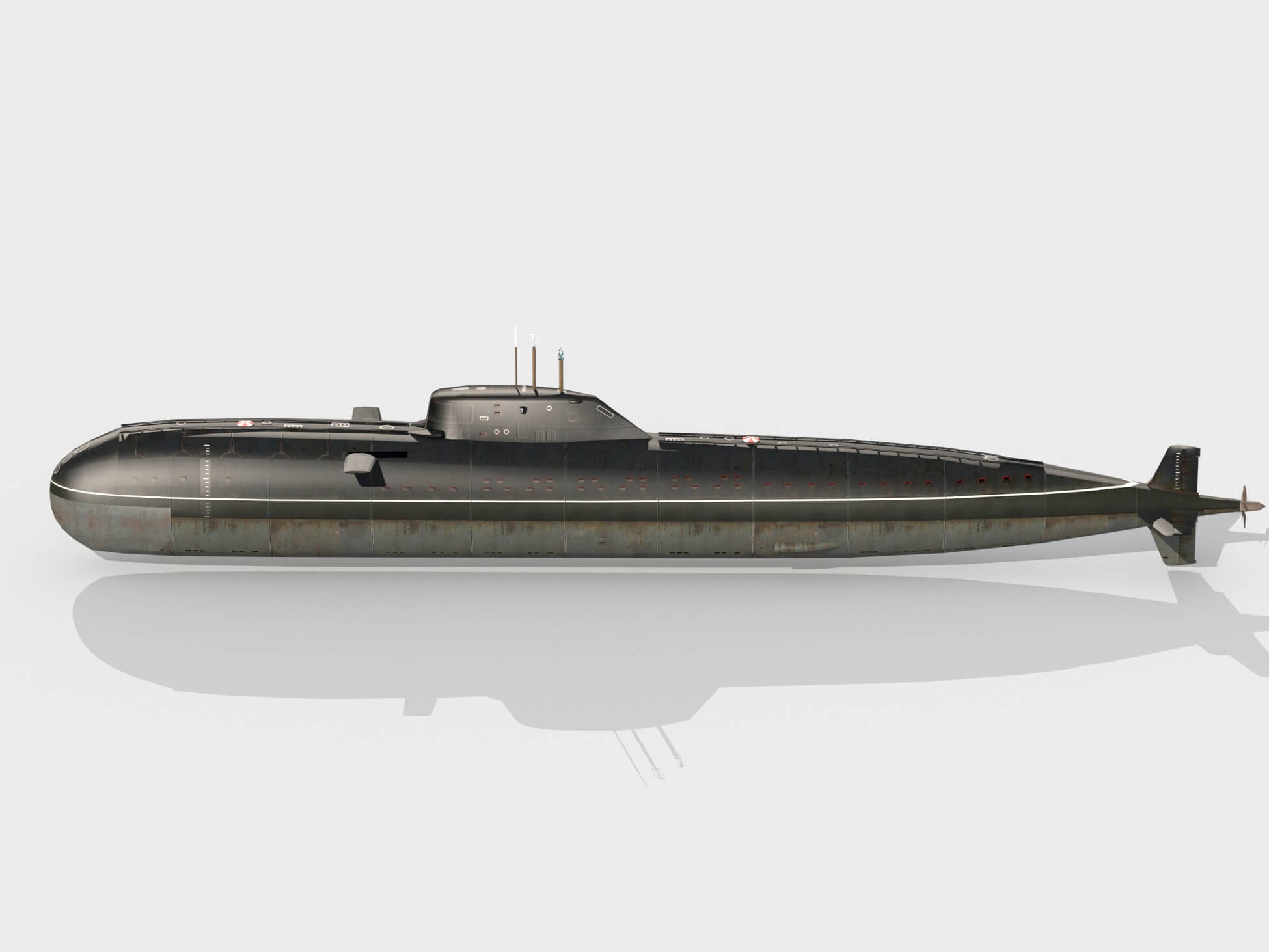 Charlie I Class Submarine - 3D Model by FiniasK