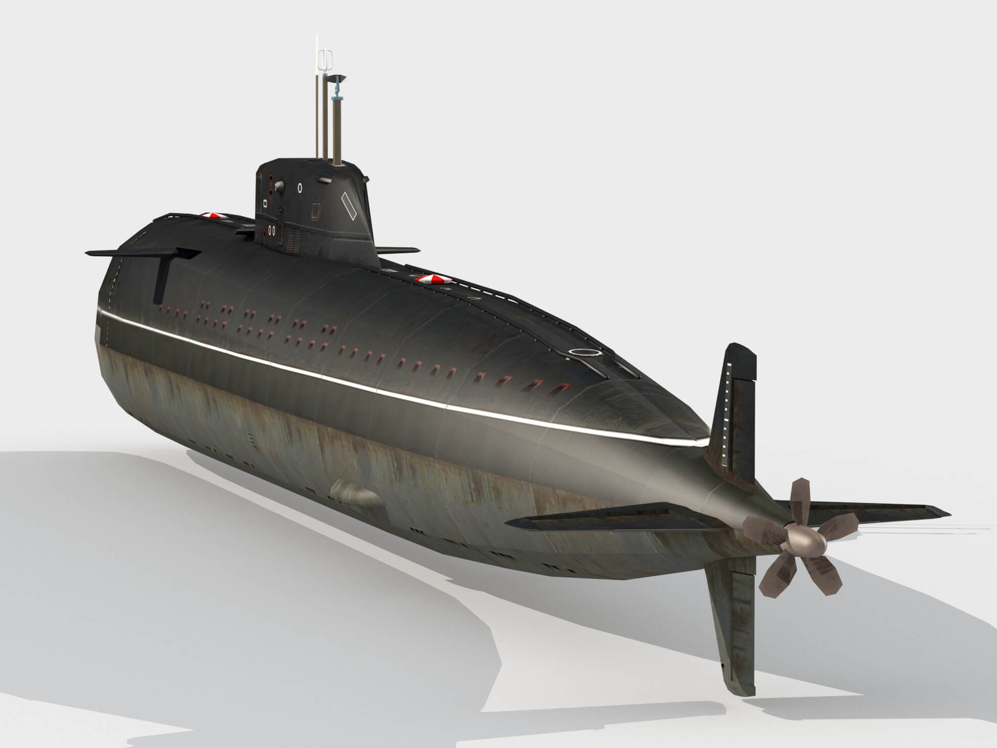 Charlie I Class Submarine - 3D Model by FiniasK