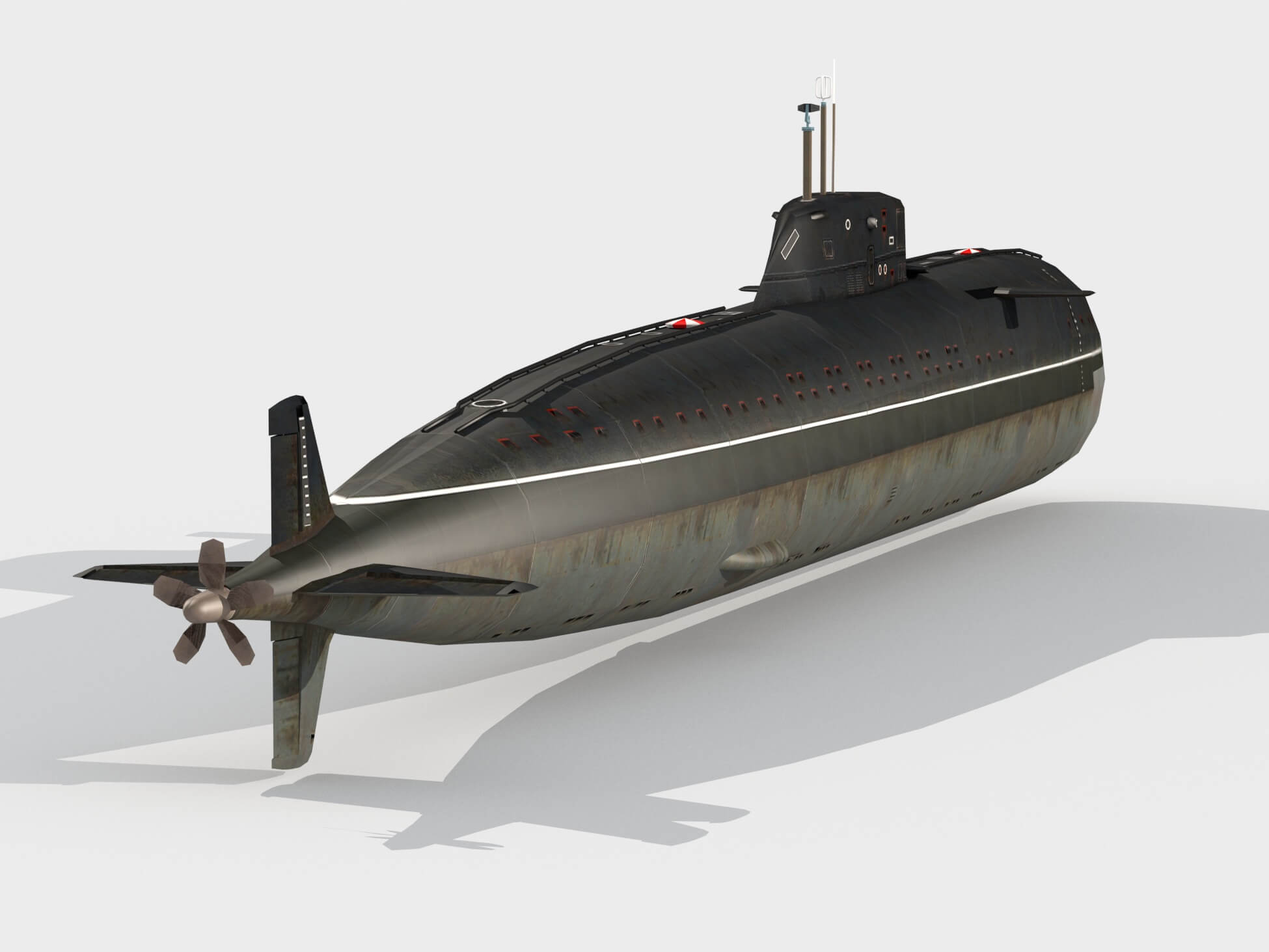 Charlie I Class Submarine - 3D Model by FiniasK