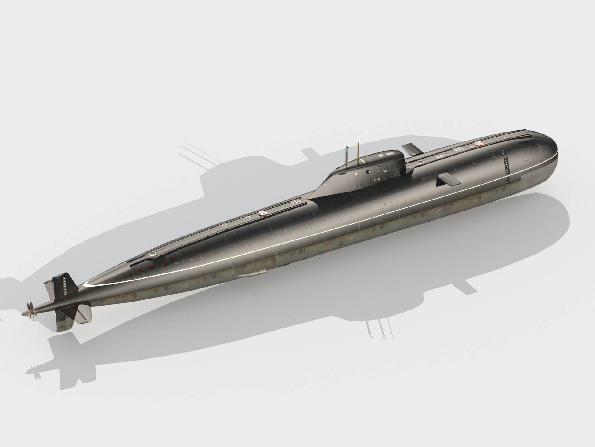 Charlie I Class Submarine - 3D Model by FiniasK