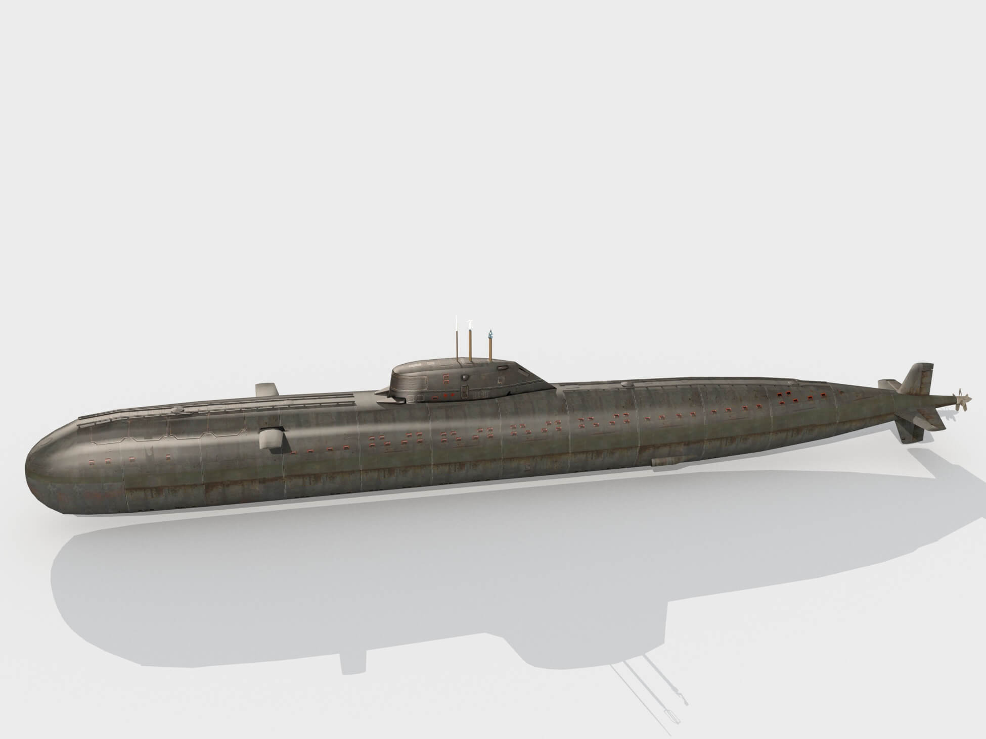 Charlie II Class Submarine - 3D Model by FiniasK