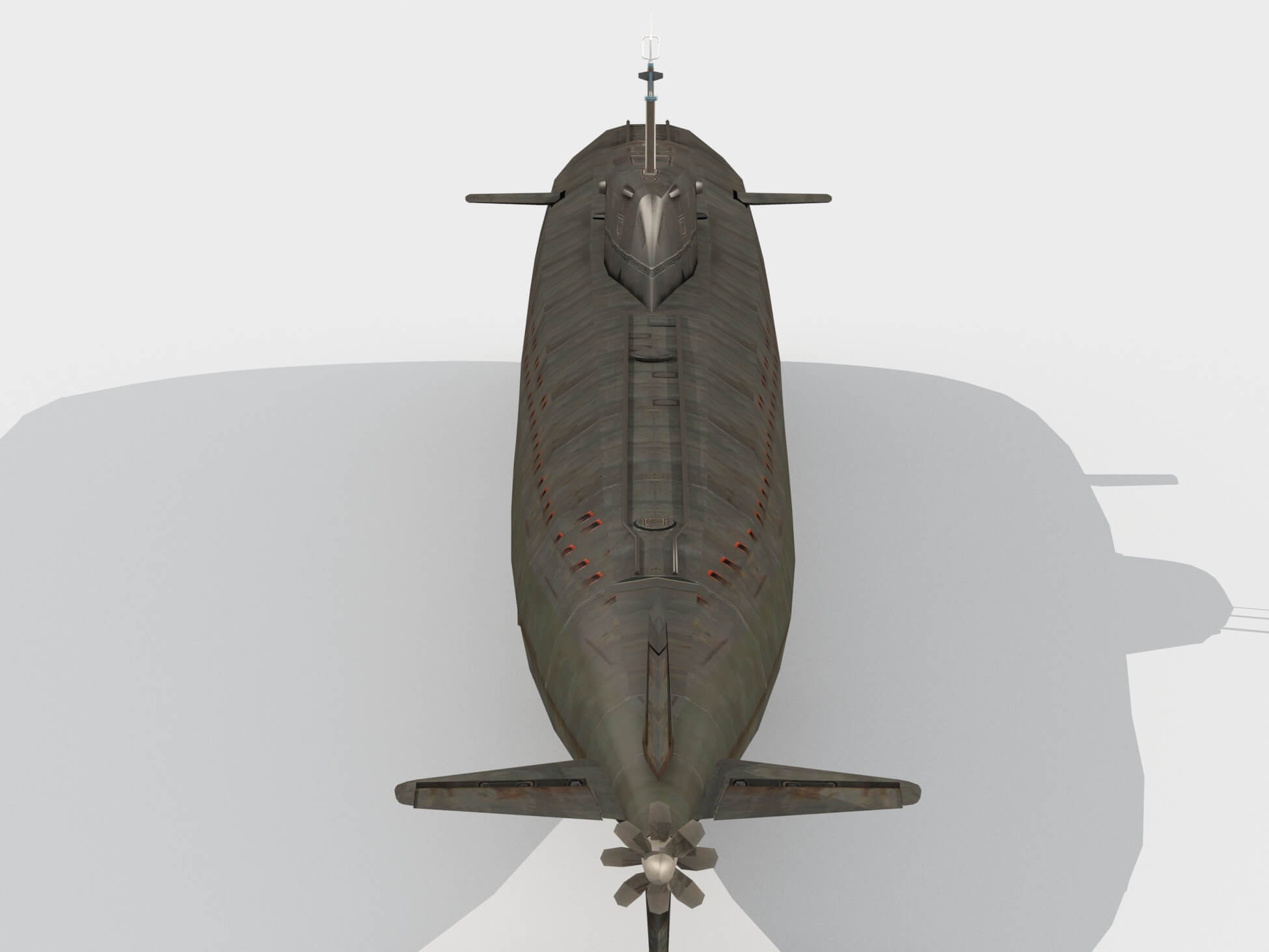 Charlie II Class Submarine - 3D Model by FiniasK