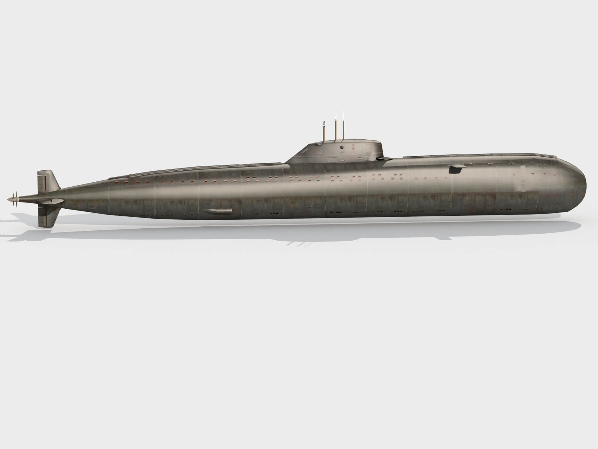 Charlie II Class Submarine - 3D Model by FiniasK