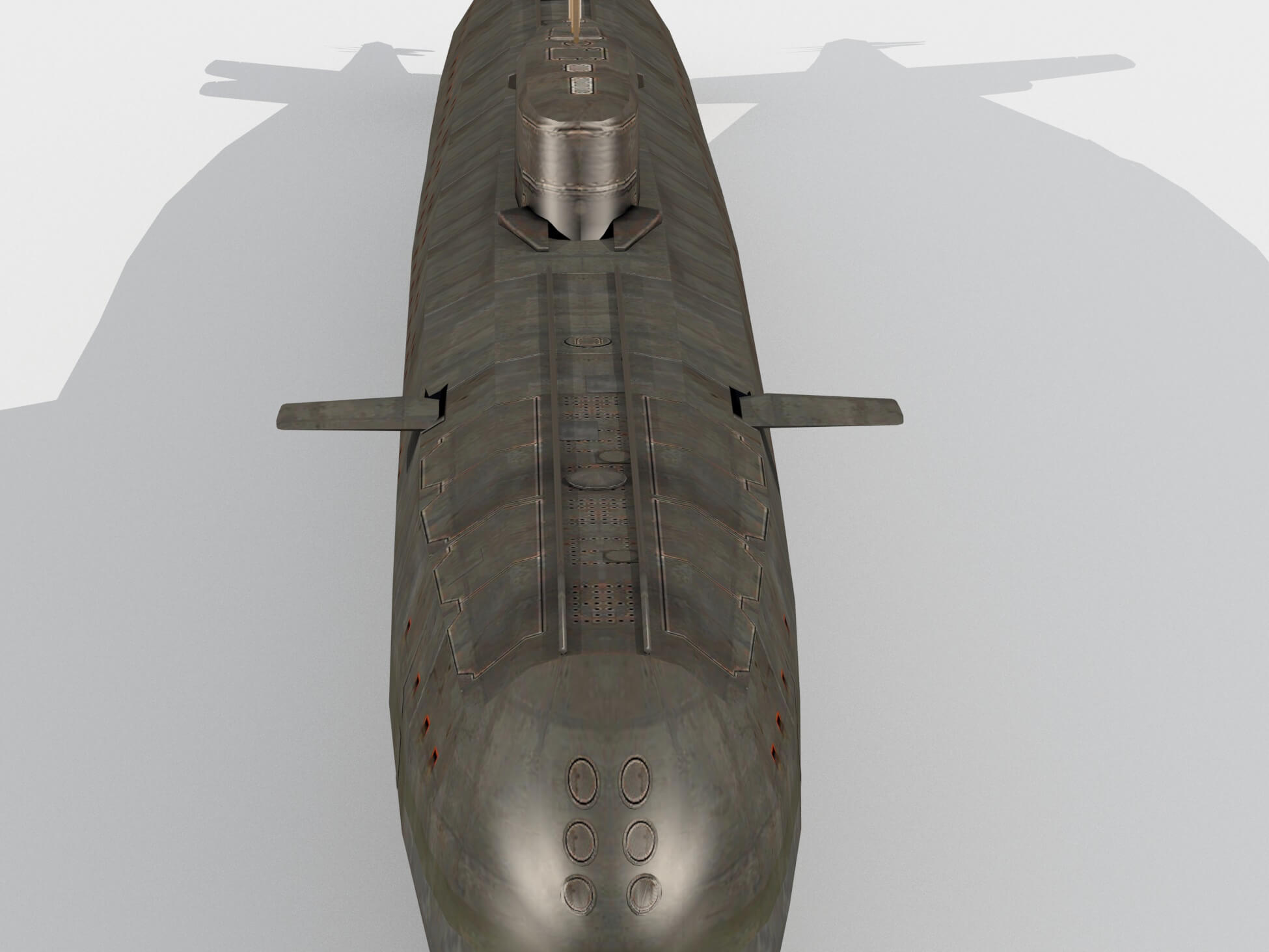 Charlie II Class Submarine - 3D Model by FiniasK