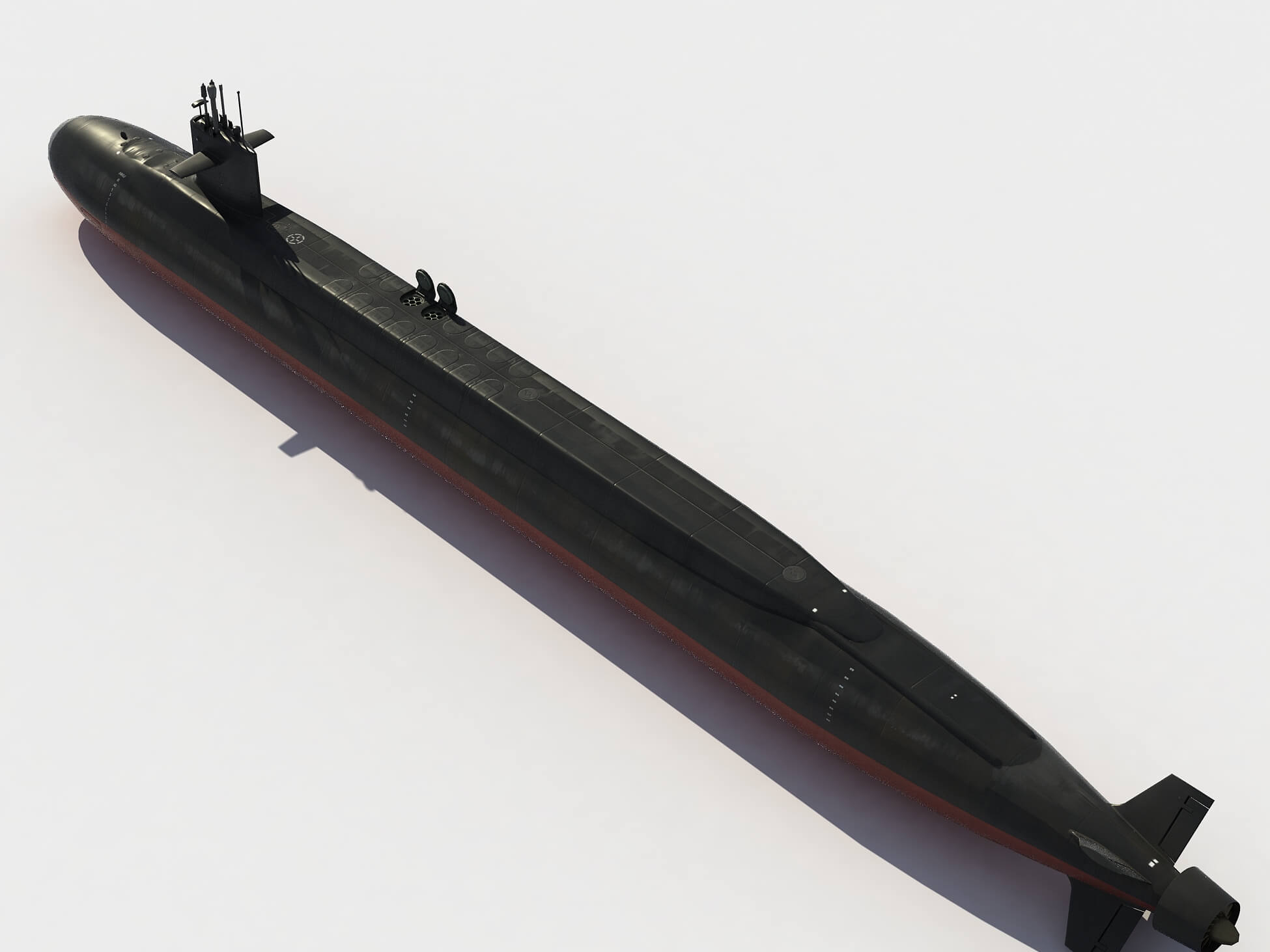 Columbia Class Submarine - 3D Model by FiniasK