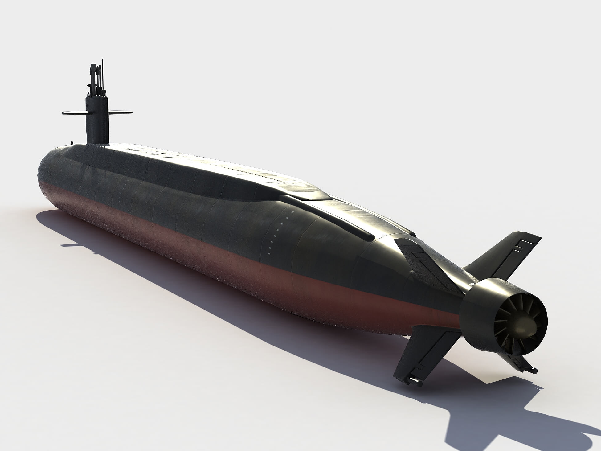 Columbia Class Submarine - 3D Model by FiniasK