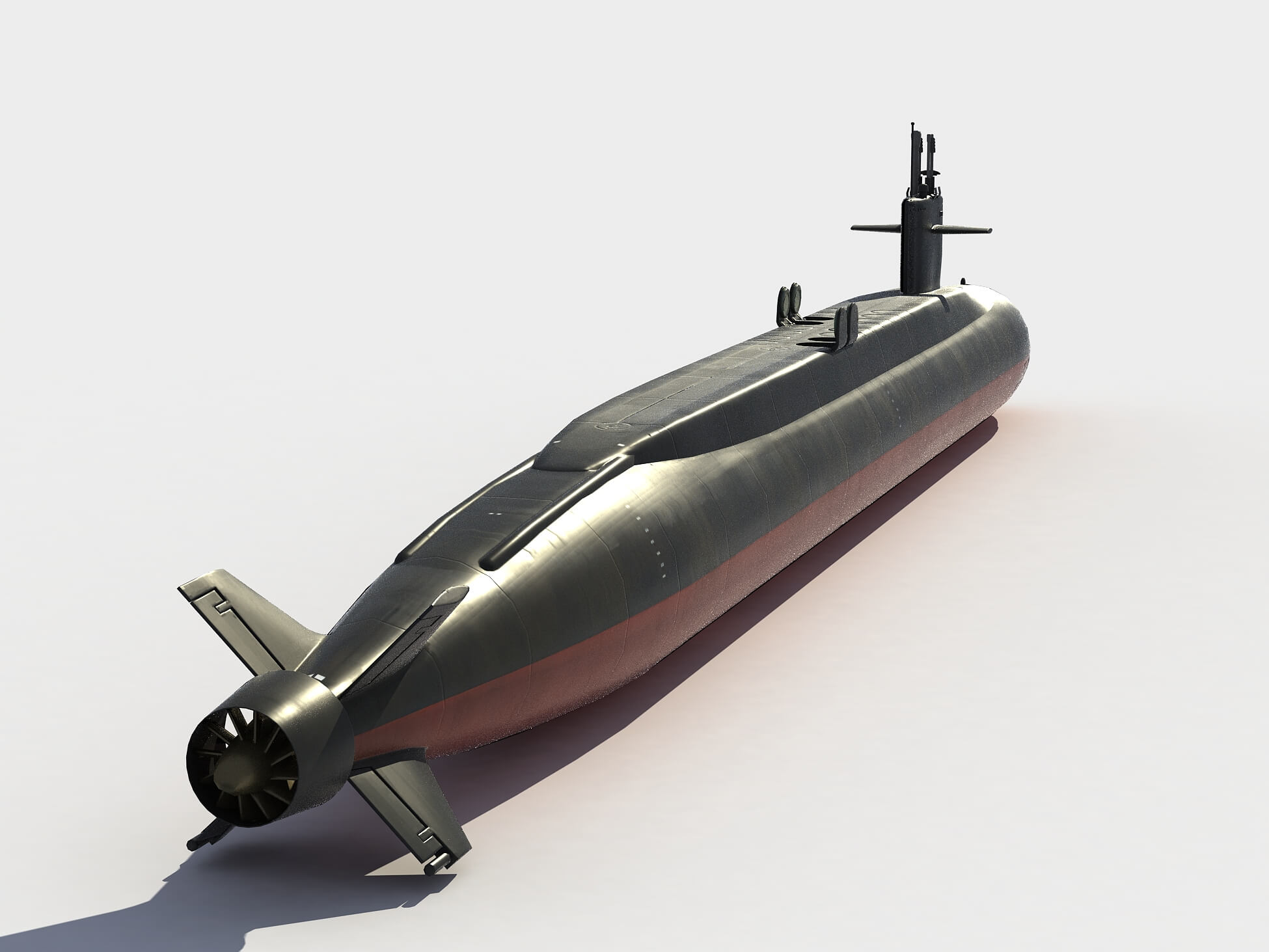 Columbia Class Submarine - 3D Model by FiniasK