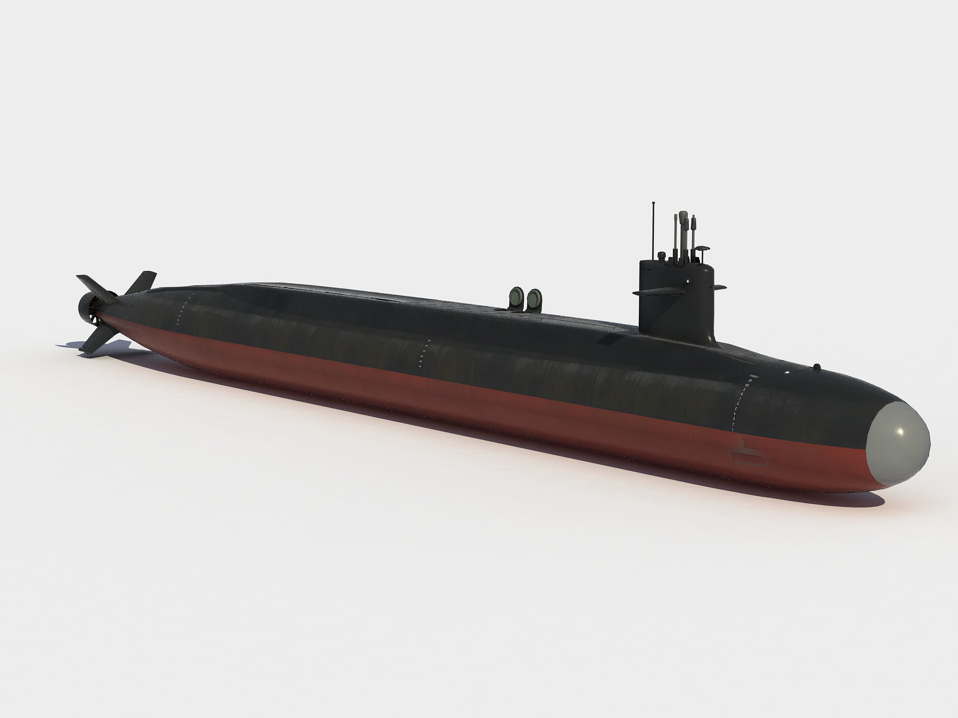Columbia Class Submarine - 3D Model by FiniasK
