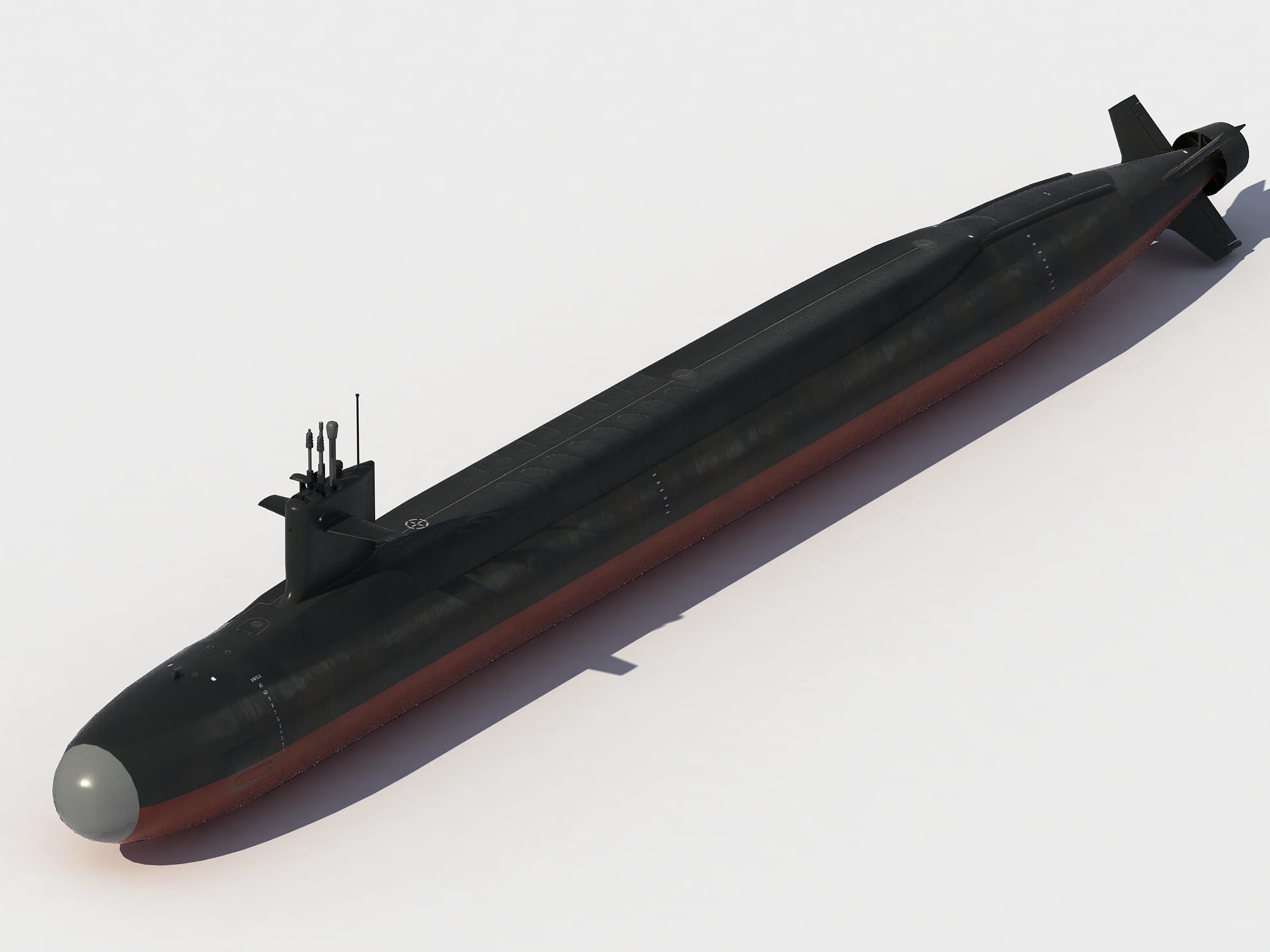 Columbia Class Submarine - 3D Model by FiniasK
