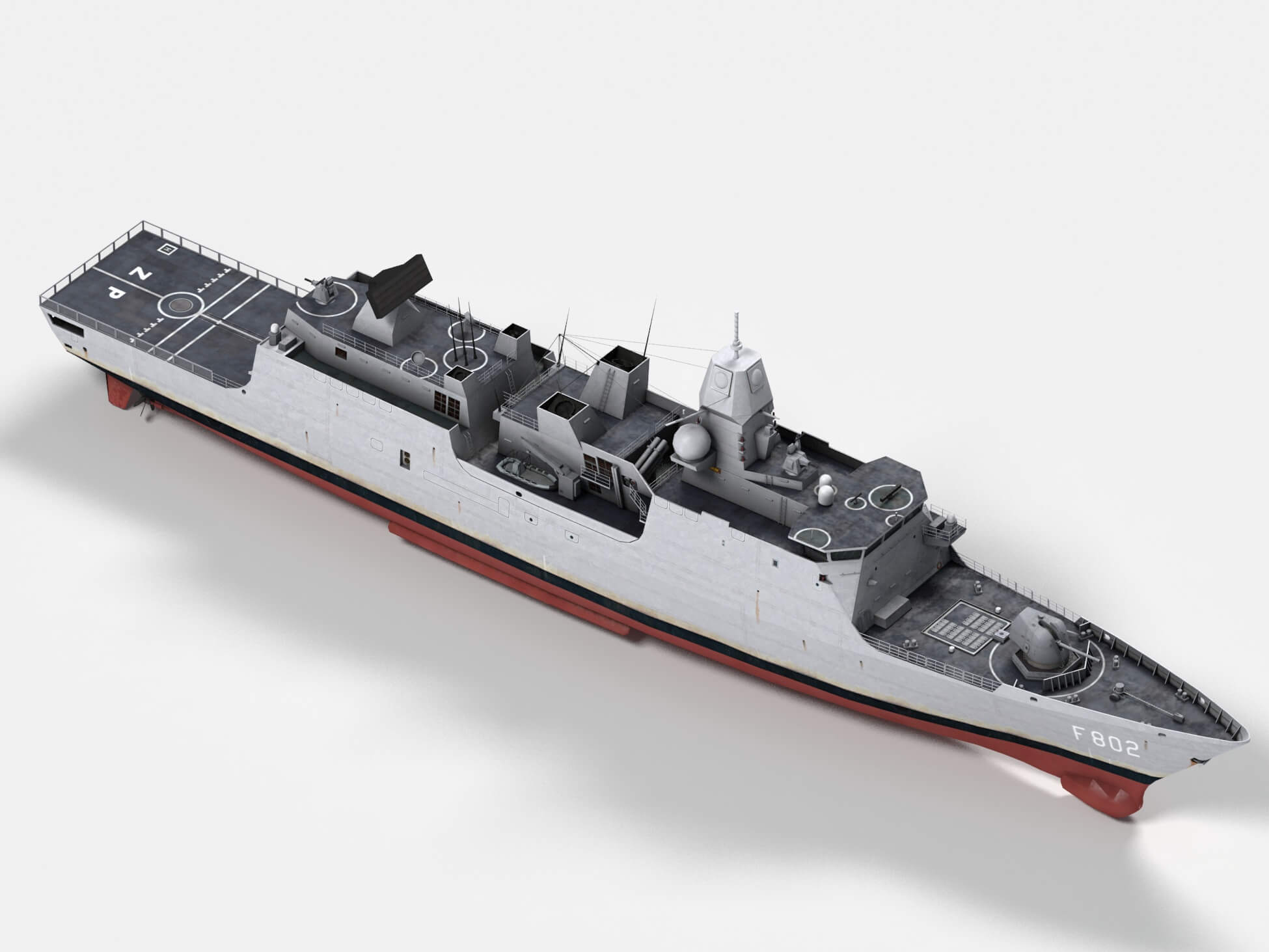 De Zeven Provincien Class Frigate - 3D Model by FiniasK