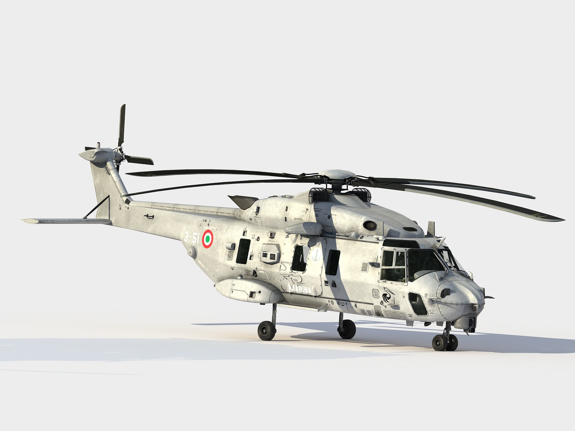 Eurocopter NH90 Helicopter - 3D Model by FiniasK