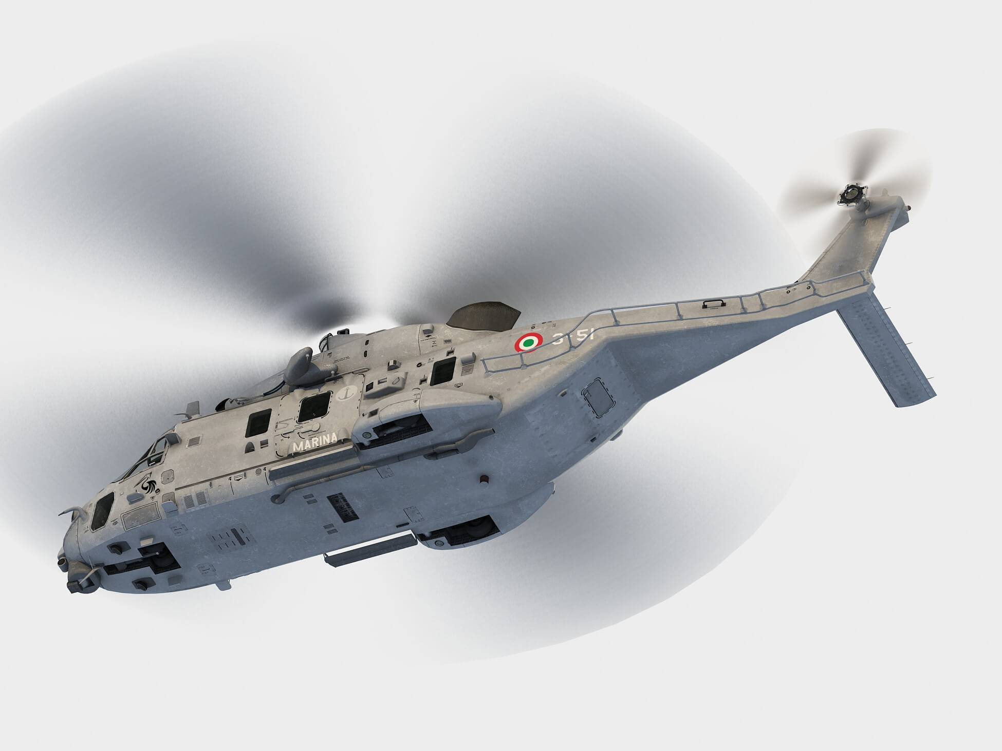 Eurocopter NH90 Helicopter - 3D Model by FiniasK