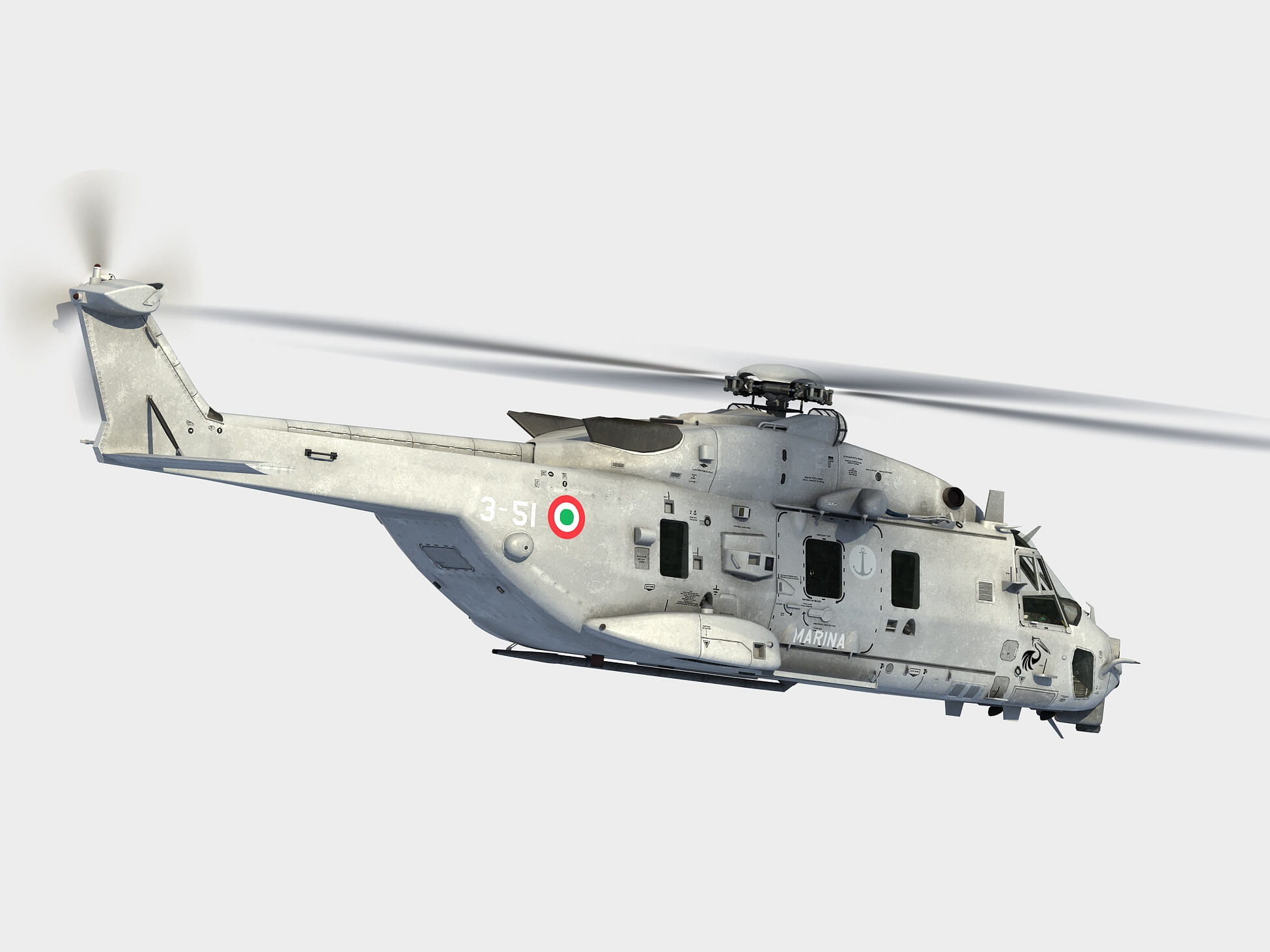 Eurocopter NH90 Helicopter - 3D Model by FiniasK