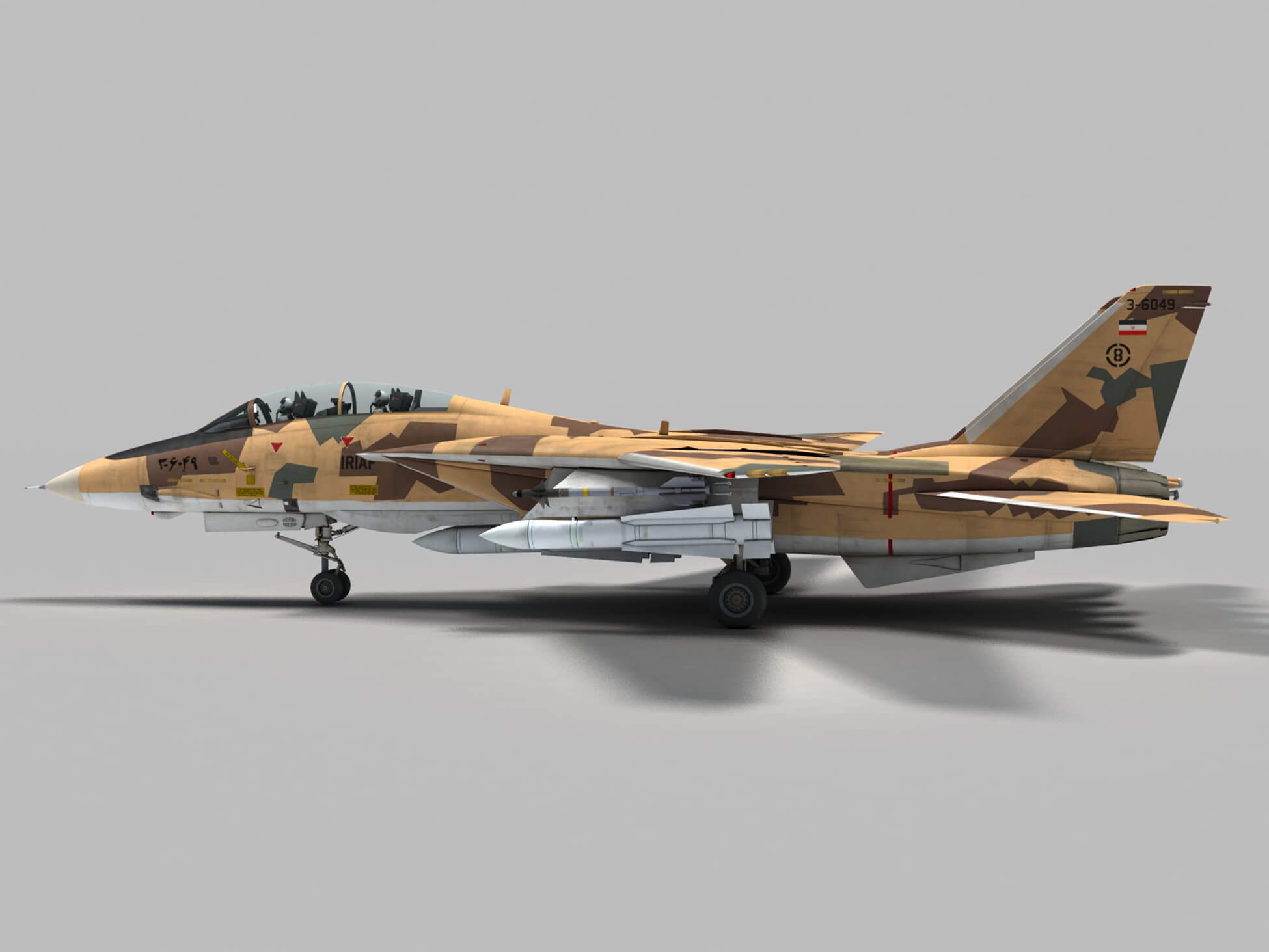 Grumman F-14 AM Iranian Improved Version 3D Model by FiniasK