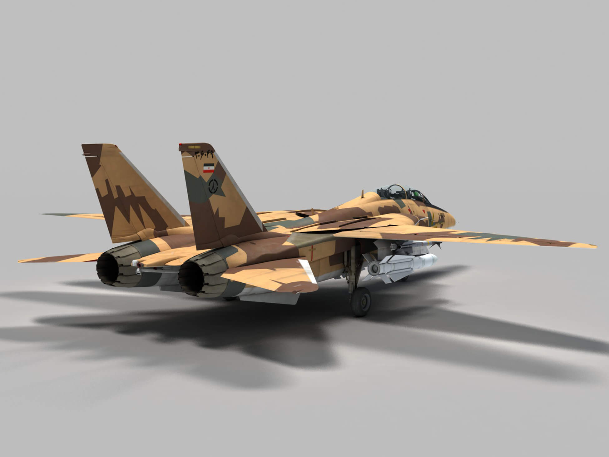 Grumman F-14 AM Iranian Improved Version 3D Model by FiniasK