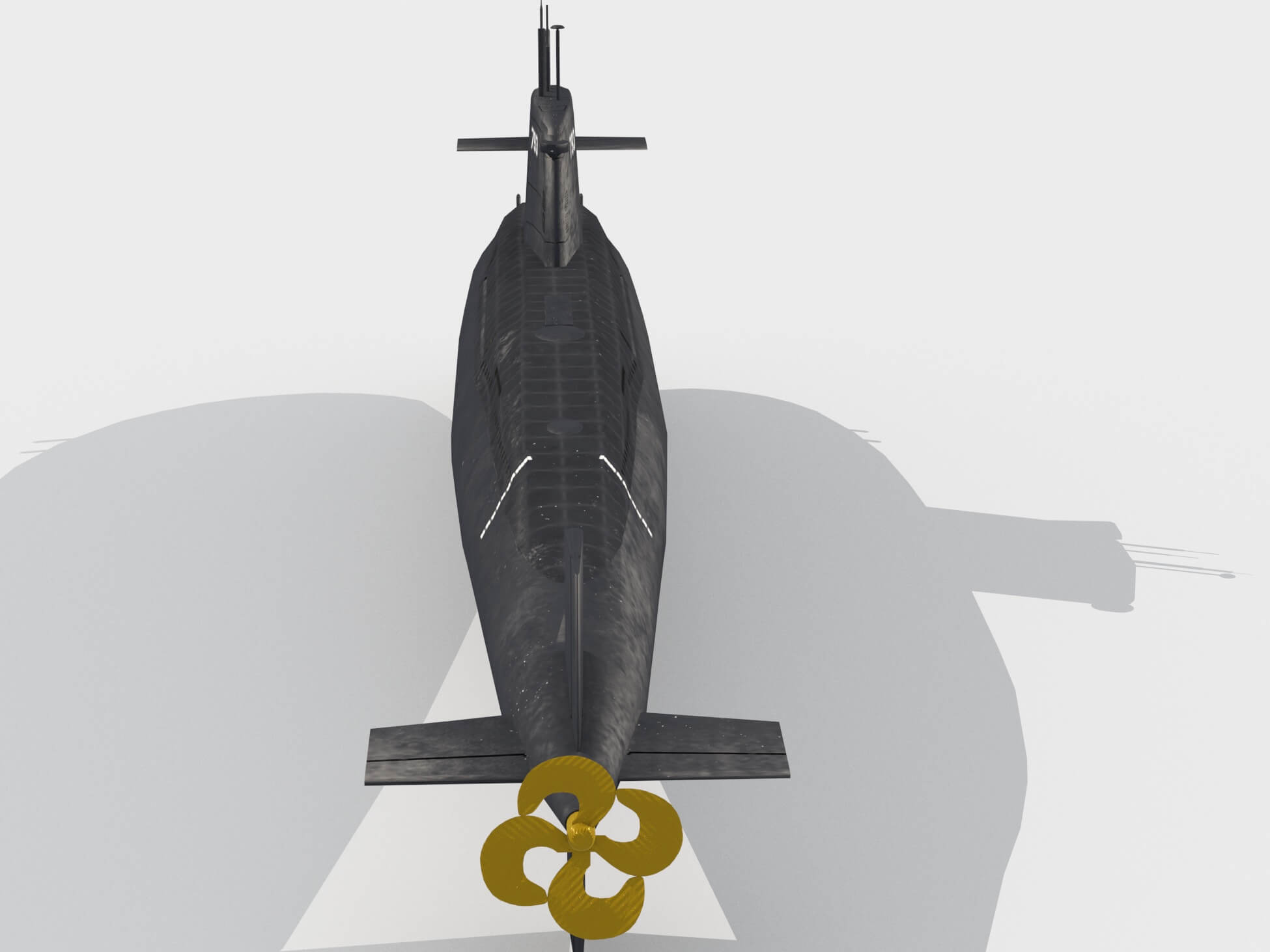 Hai Lung Class Submarine Improved 3d Model By Finiask