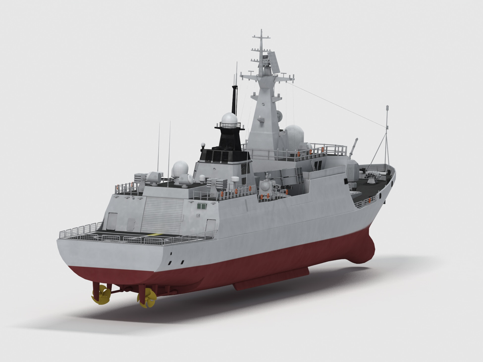 Hengshui 572 Type 054A Class Frigate - 3D Model by FiniasK