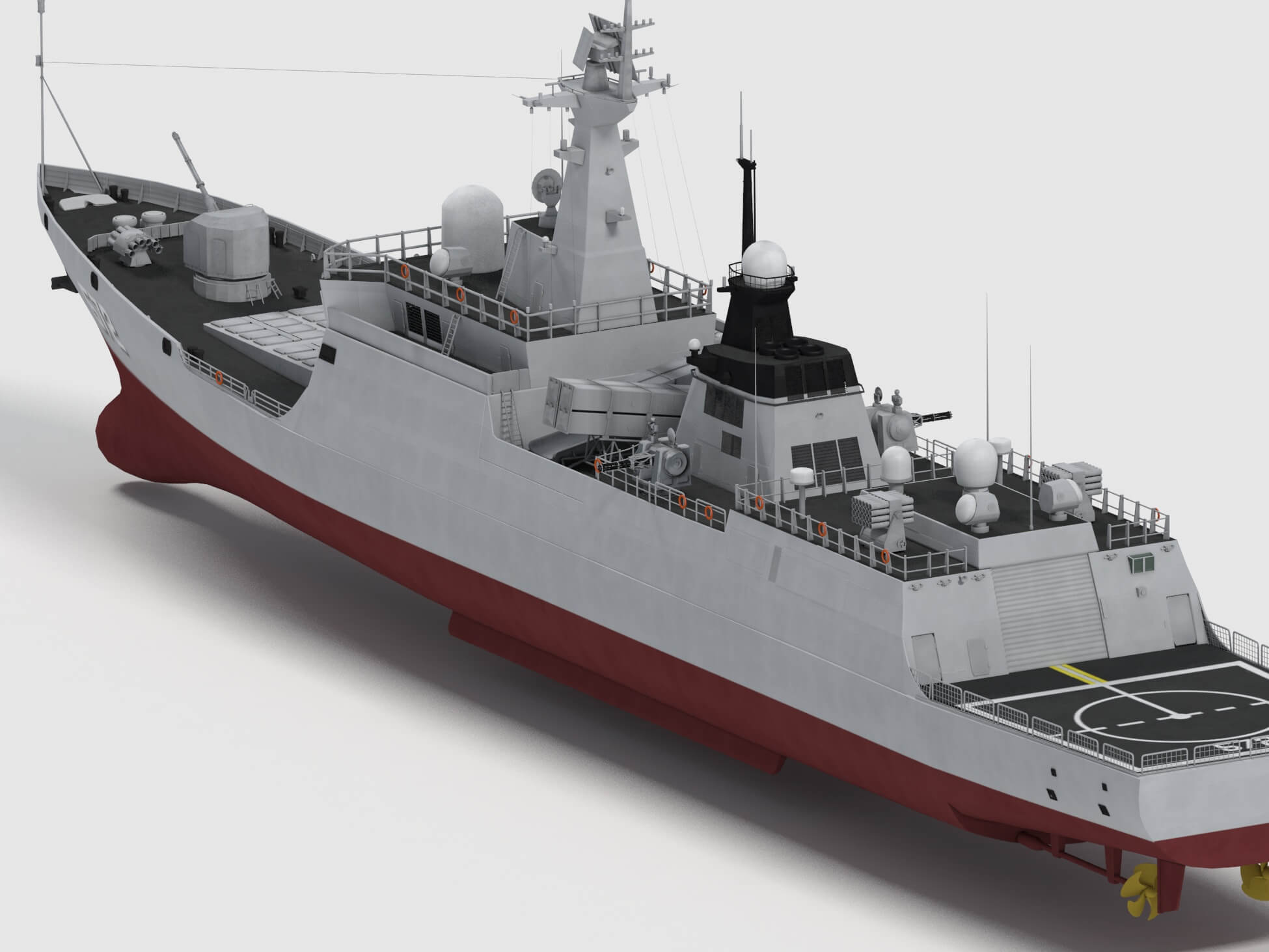 Hengshui 572 Type 054A Class Frigate - 3D Model by FiniasK