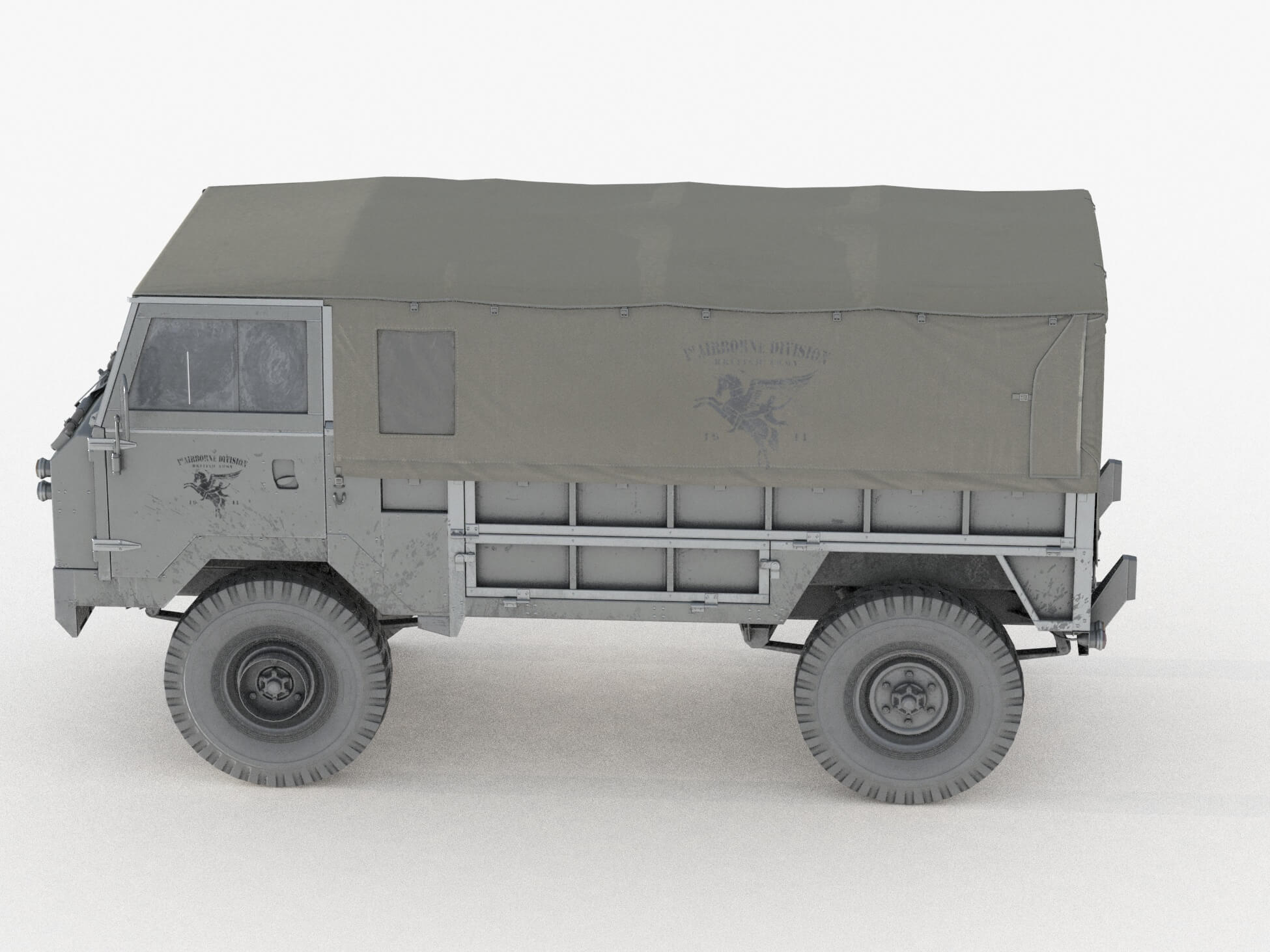 Land Rover 101 Forward Control - 3D Model by FiniasK