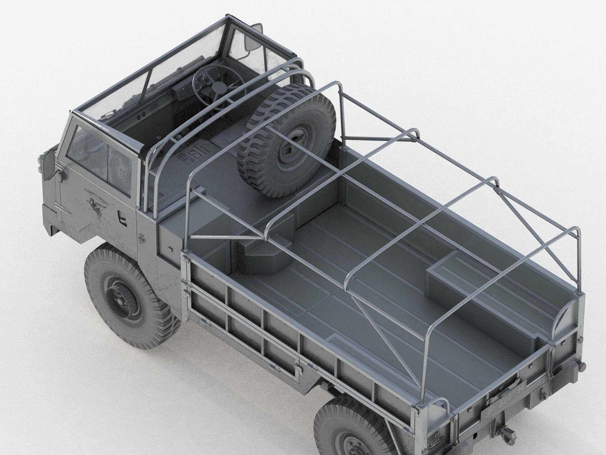Land Rover 101 Forward Control - 3D Model by FiniasK
