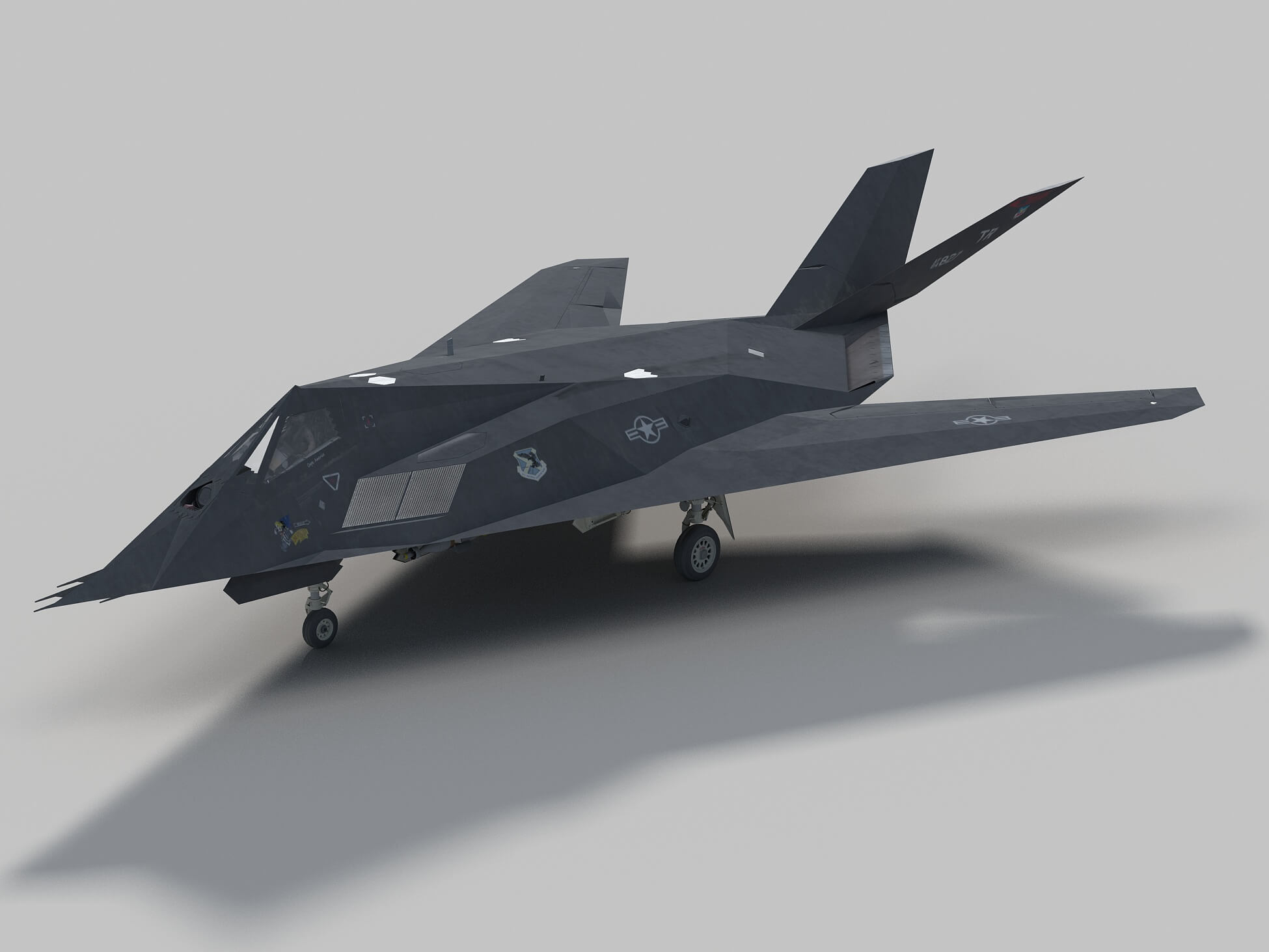 Lockheed F-117 Nighthawk 3D Model by FiniasK