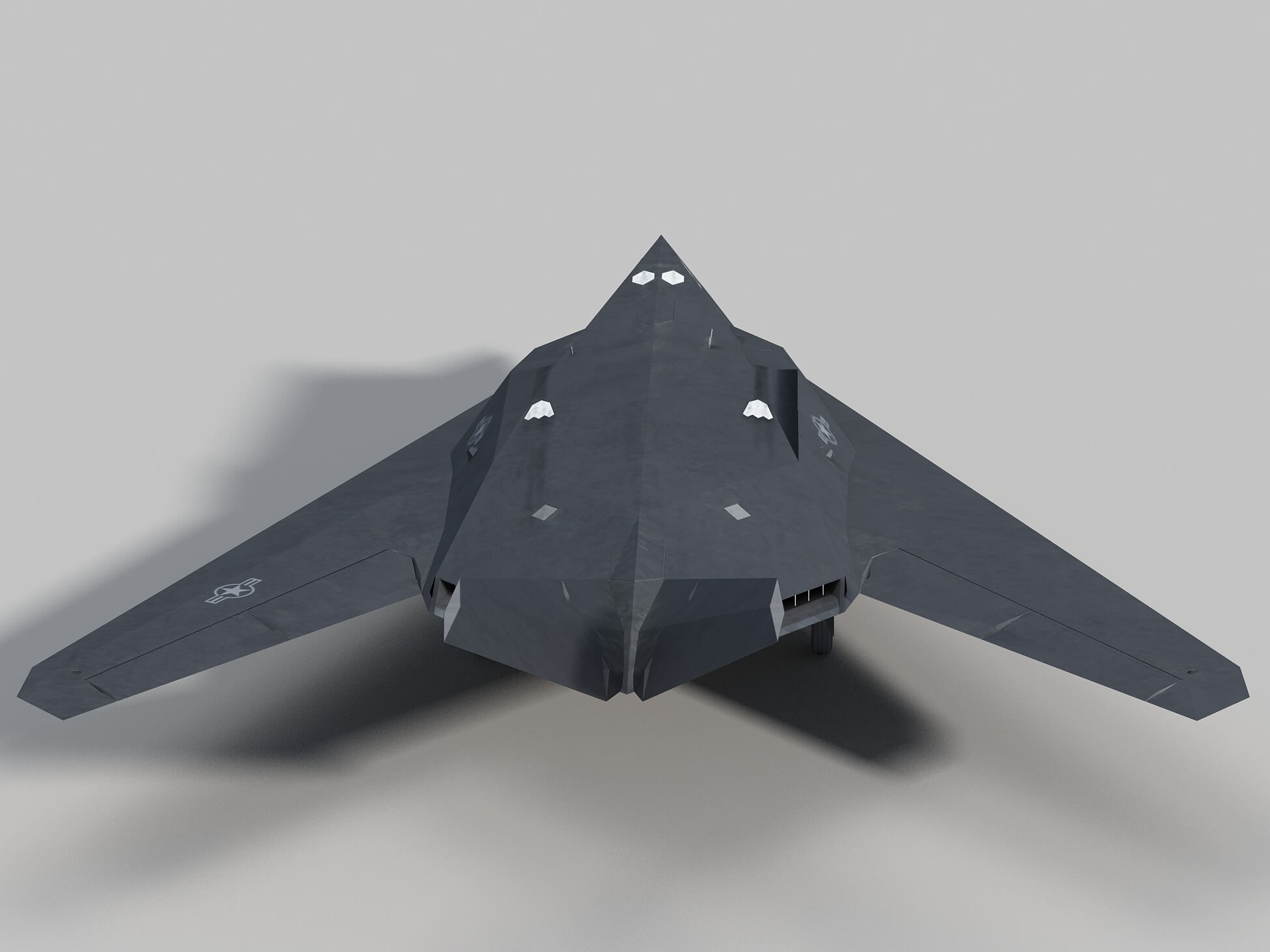 Lockheed F-117 Nighthawk 3D Model by FiniasK