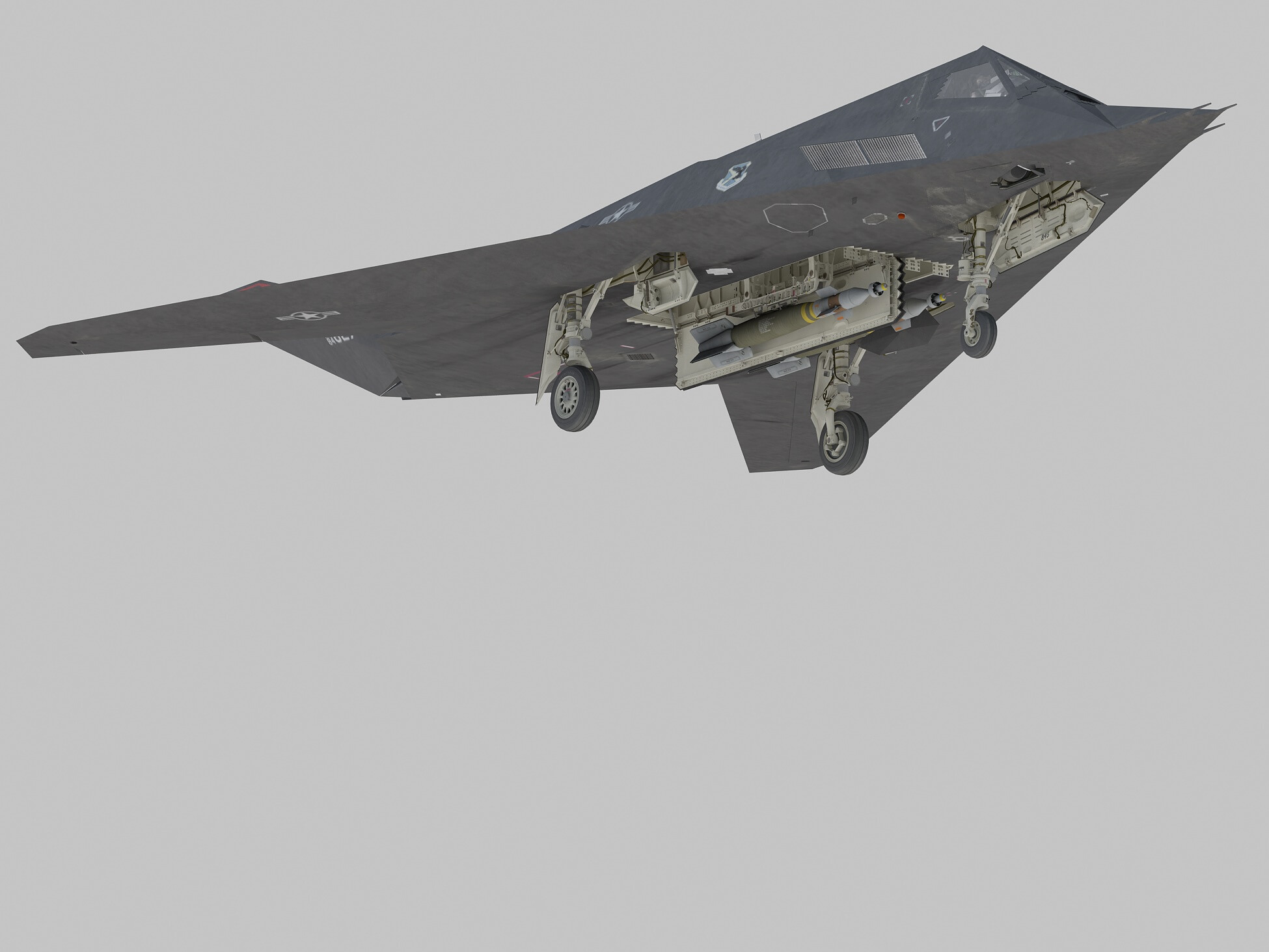 Lockheed F-117 Nighthawk 3D Model by FiniasK